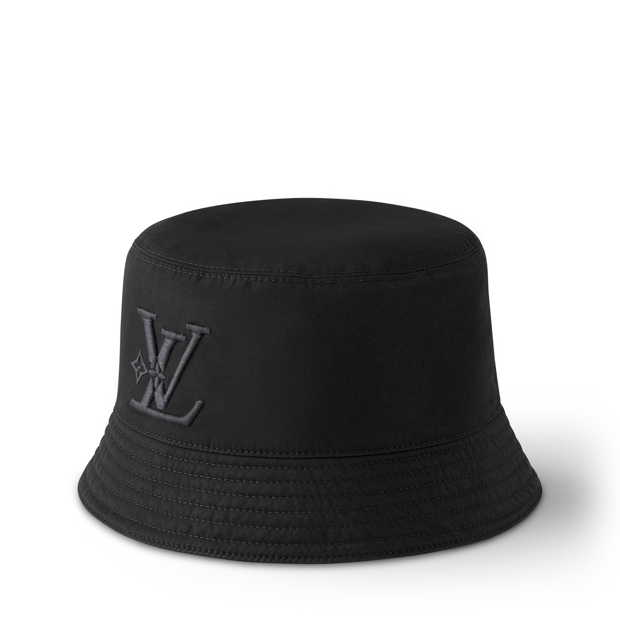 LV Smash Rain Bucket Hat - Luxury S00 Black | LOUIS VUITTON