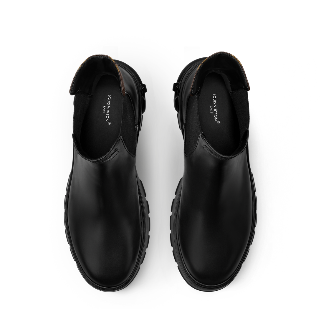 LV Squad Chelsea Ankle Boots - Luxury Black | LOUIS VUITTON