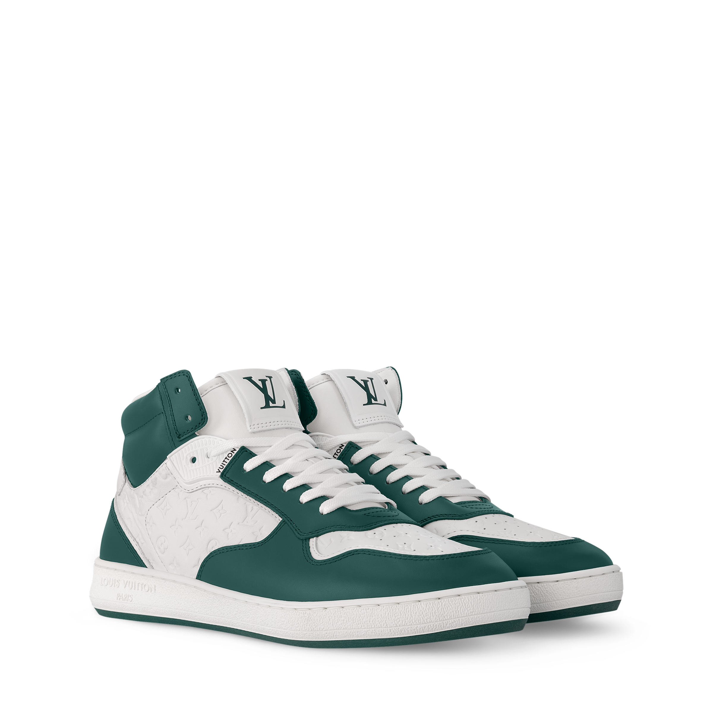 LV Stadium Mid-Top Trainers - Luxury Green | LOUIS VUITTON