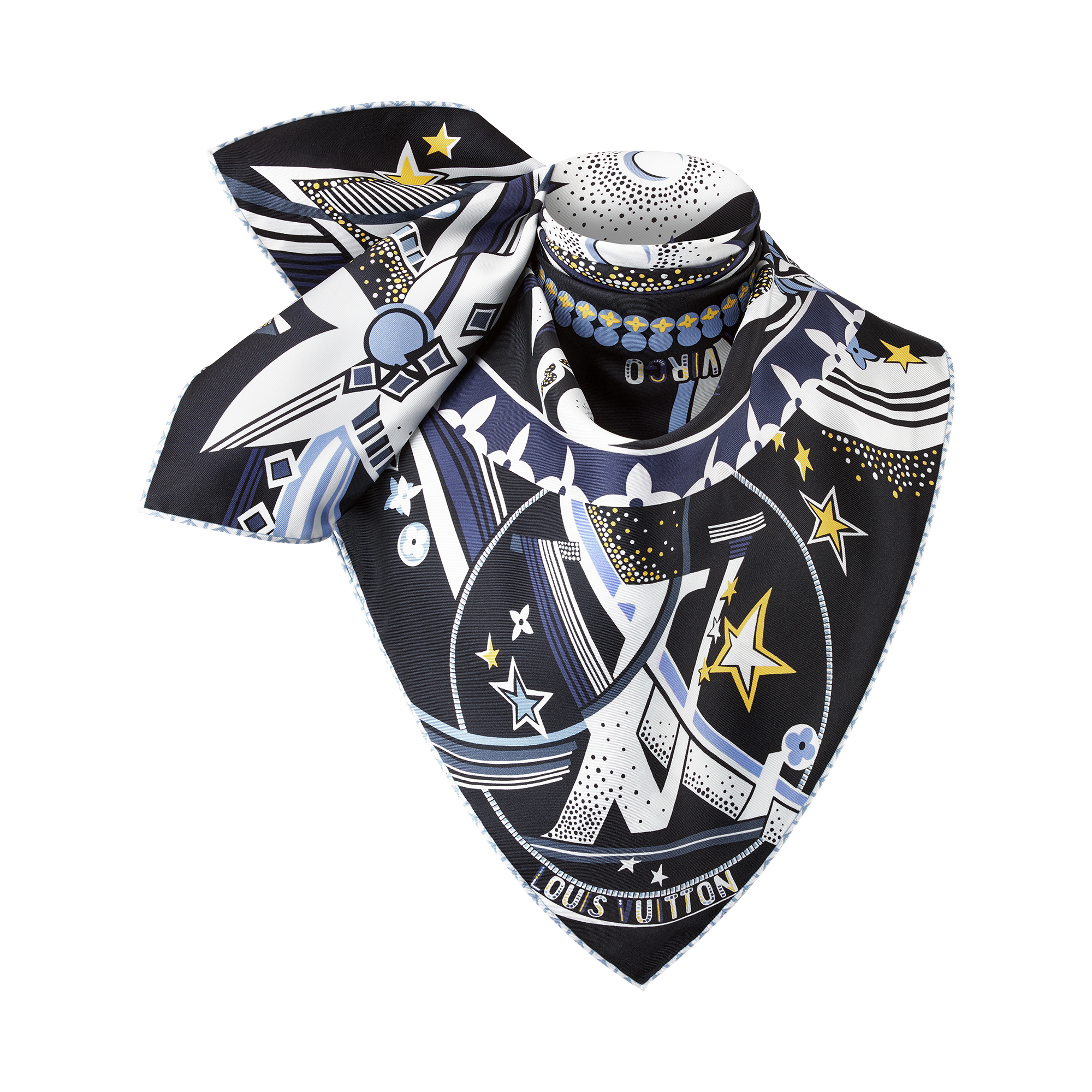 LV Star Sign Square 90 - Luxury S00 Black | LOUIS VUITTON