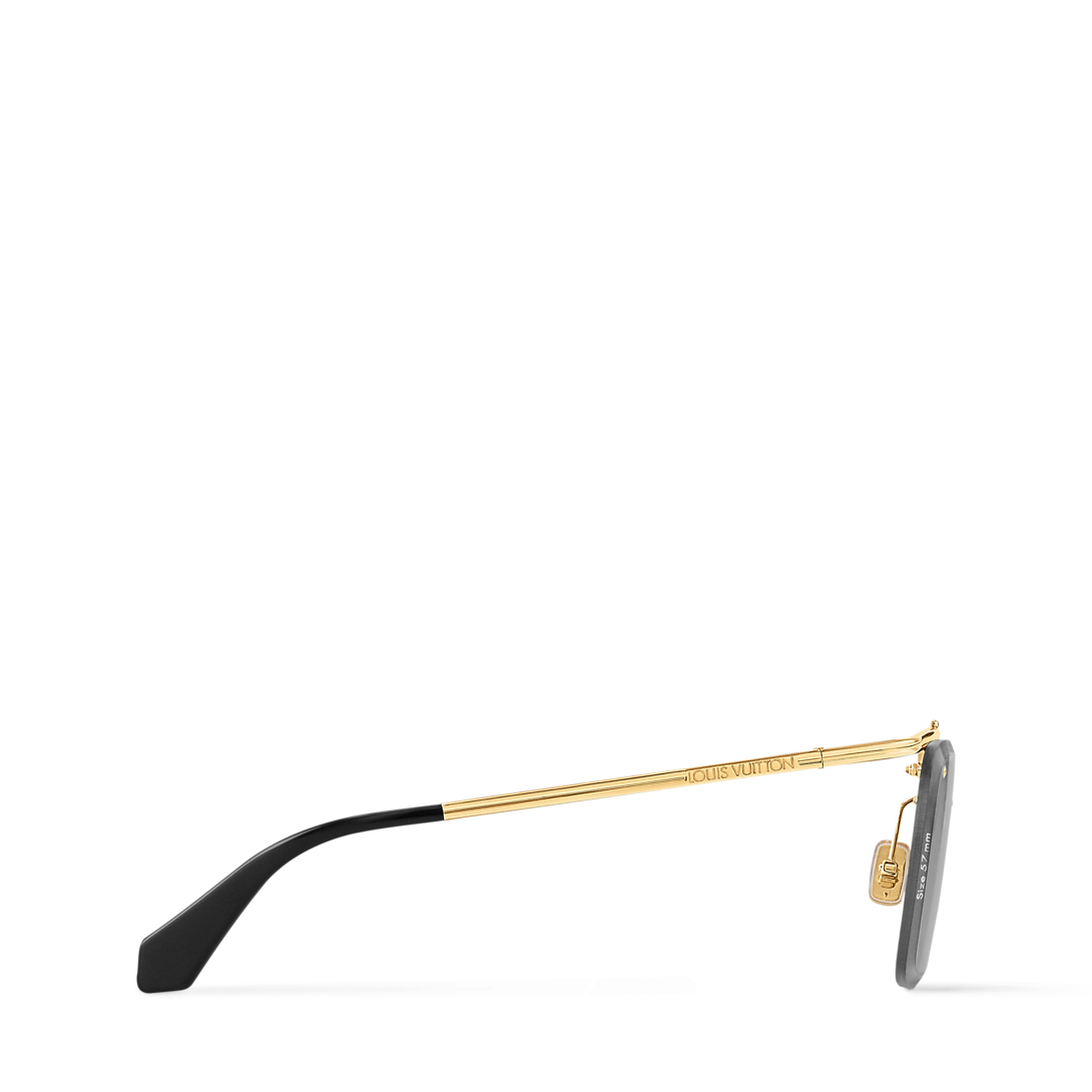 LV Super Vision Light Large Square Sunglasses - Luxury S00 Black ...