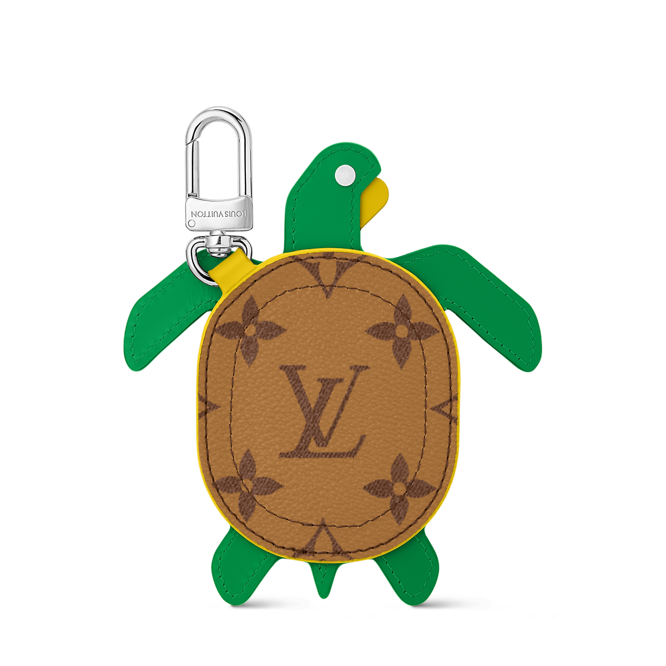 LV Turtle Pouch Bag Charm - Luxury S00 Green | LOUIS VUITTON