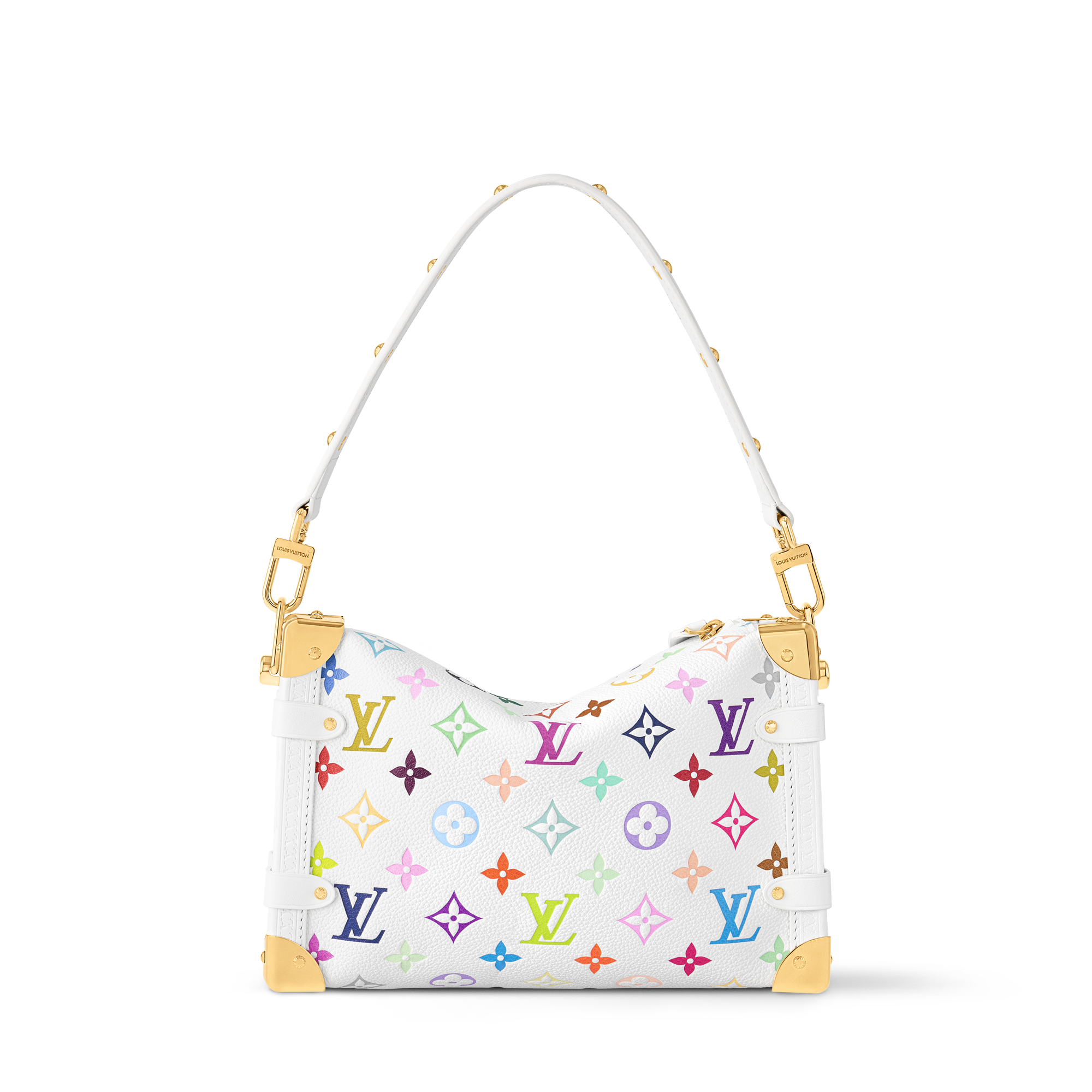 LV x TM Side Trunk MM Bag - Luxury Fashion Leather White | LOUIS VUITTON