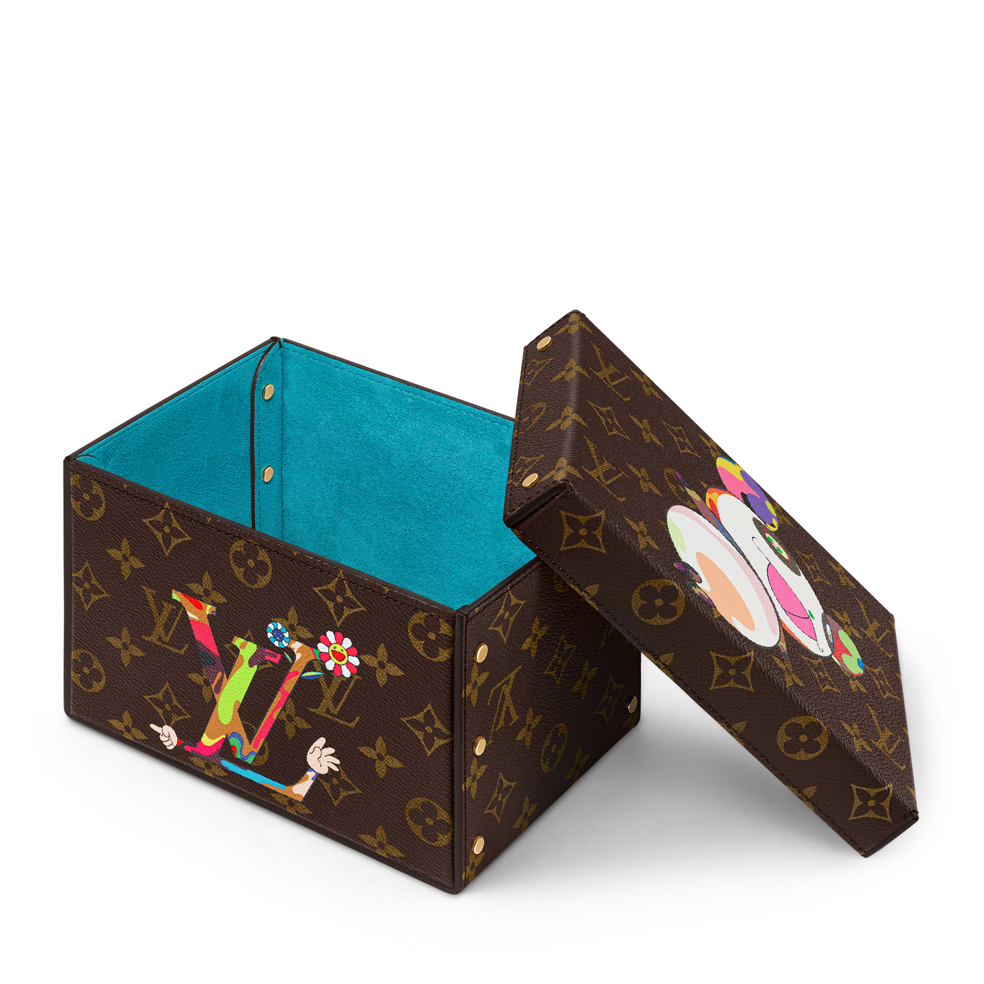LV x TM Superflat Characters Cardboard Box - Luxury Brown | LOUIS VUITTON