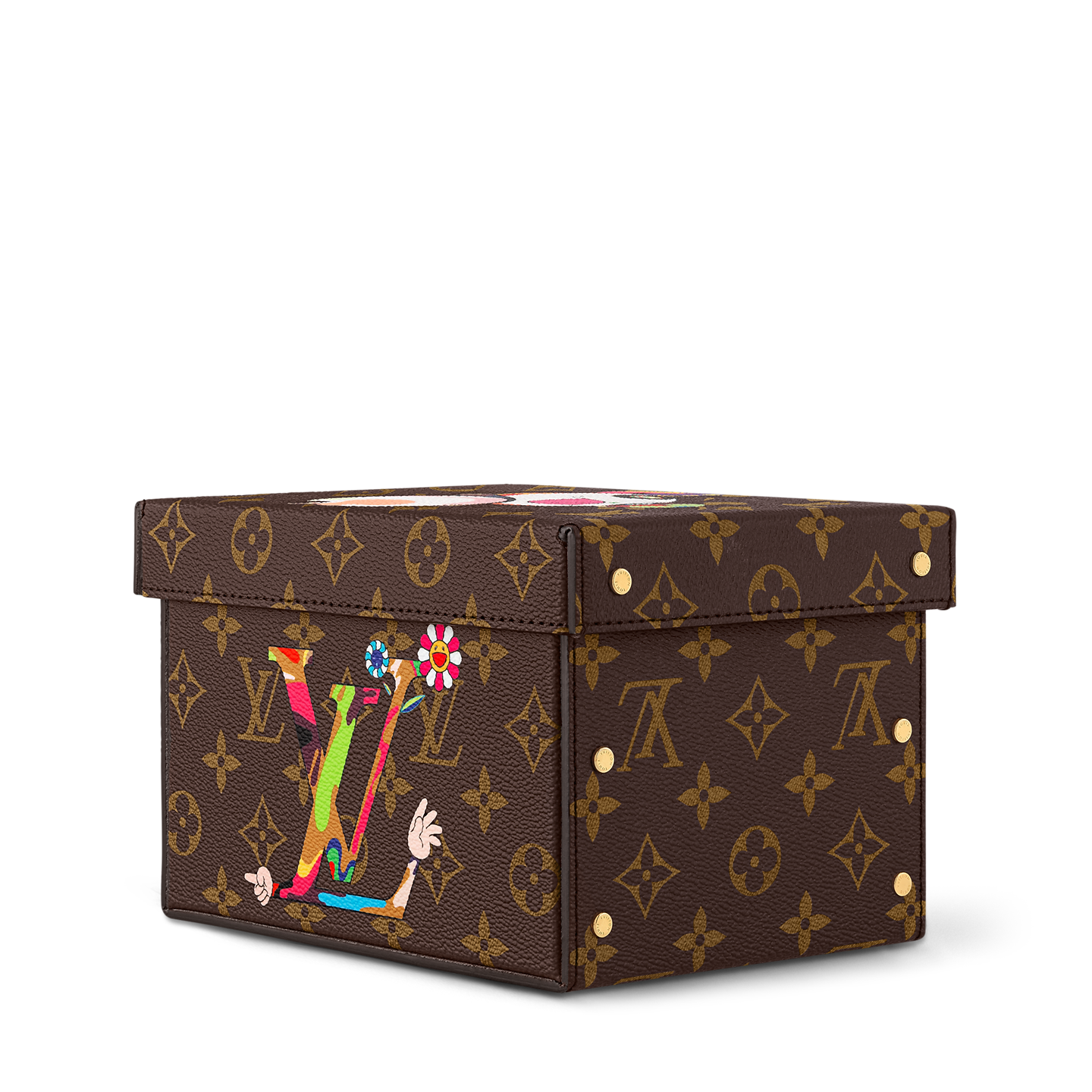 LV x TM Superflat Characters Cardboard Box - Luxury Brown | LOUIS VUITTON