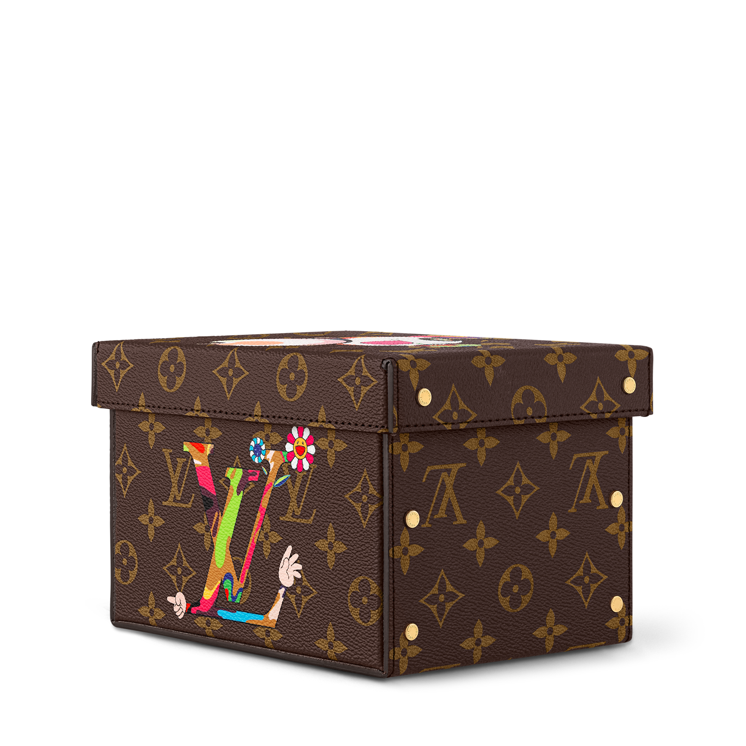 LV x TM Superflat Characters Cardboard Box - Luxury Brown | LOUIS VUITTON