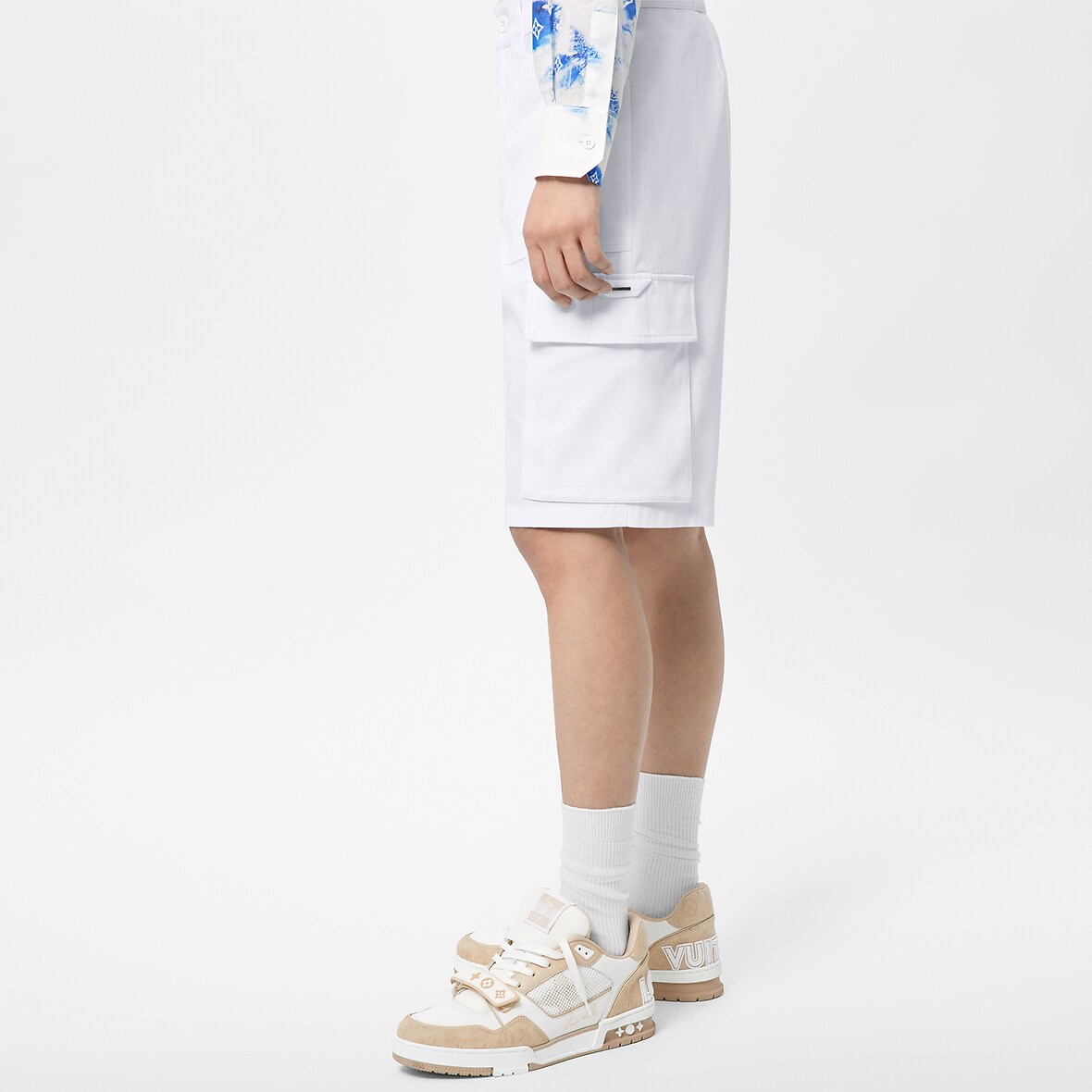 LVSE Soft Cargo Shorts - Luxury White | LOUIS VUITTON