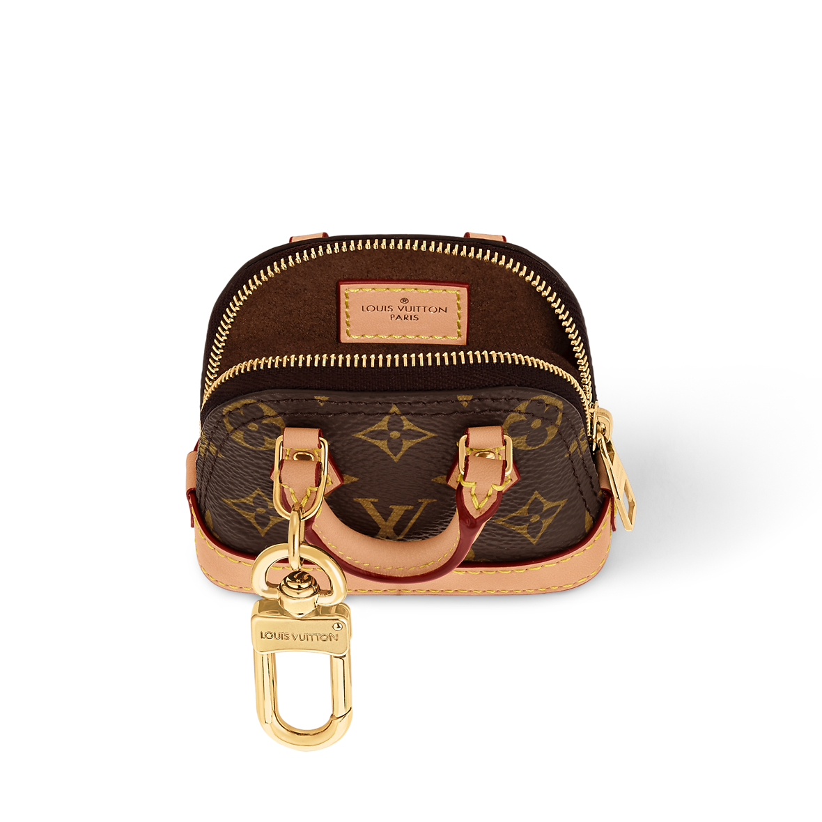 Micro Alma Bag Charm - Luxury S00 Brown | LOUIS VUITTON