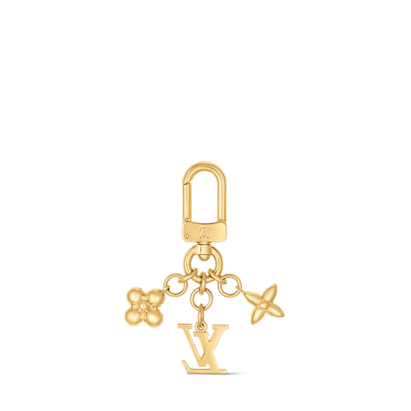 Micro Charms LV Iconic Key Holder - Luxury S00 Gold | LOUIS VUITTON