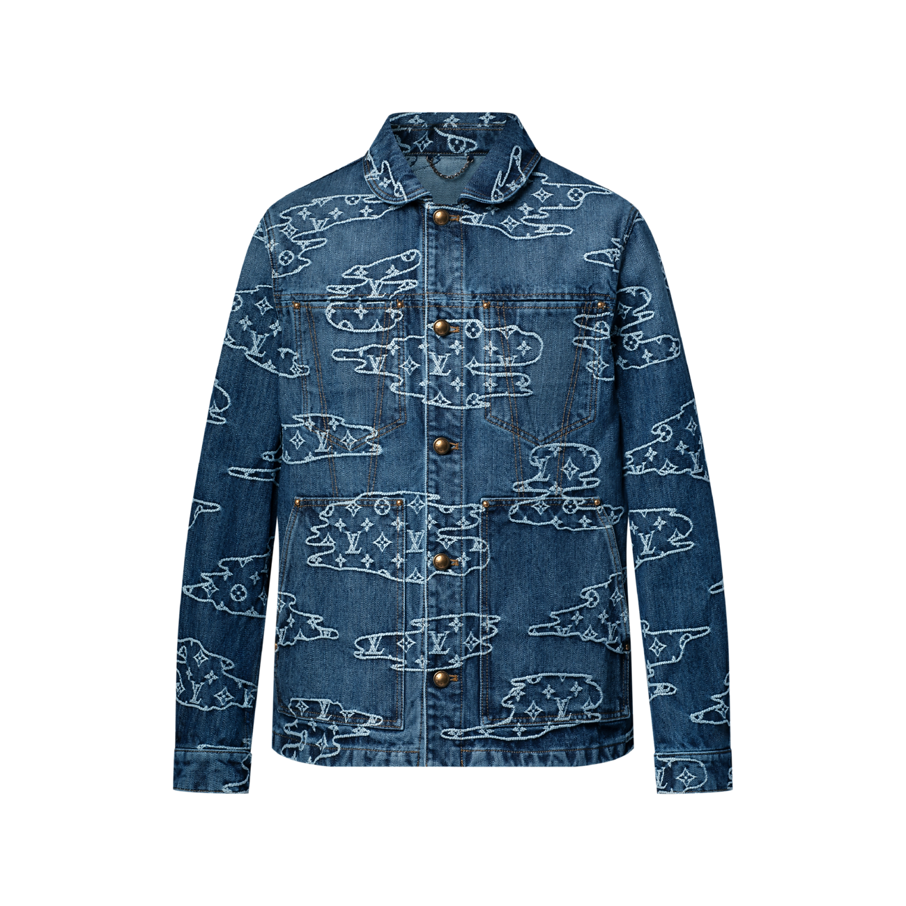Monogram Denim Workwear Blouson - Luxury Blue | LOUIS VUITTON