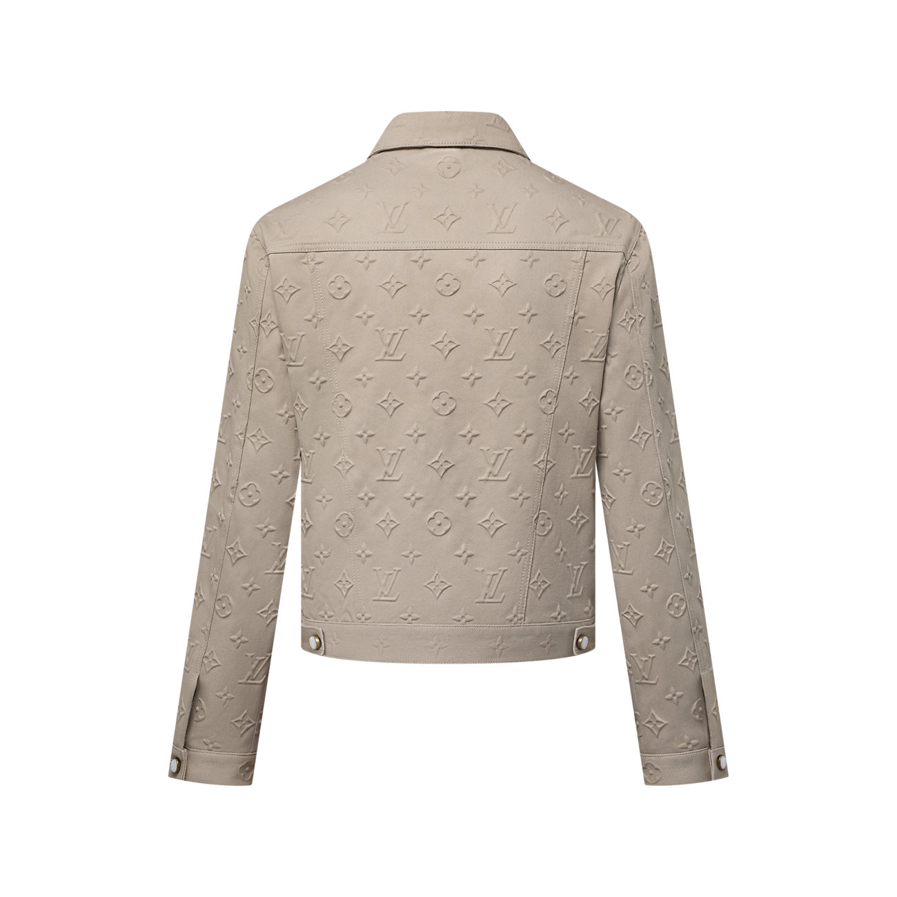 Monogram Embossed Denim Jacket - Luxury White | LOUIS VUITTON