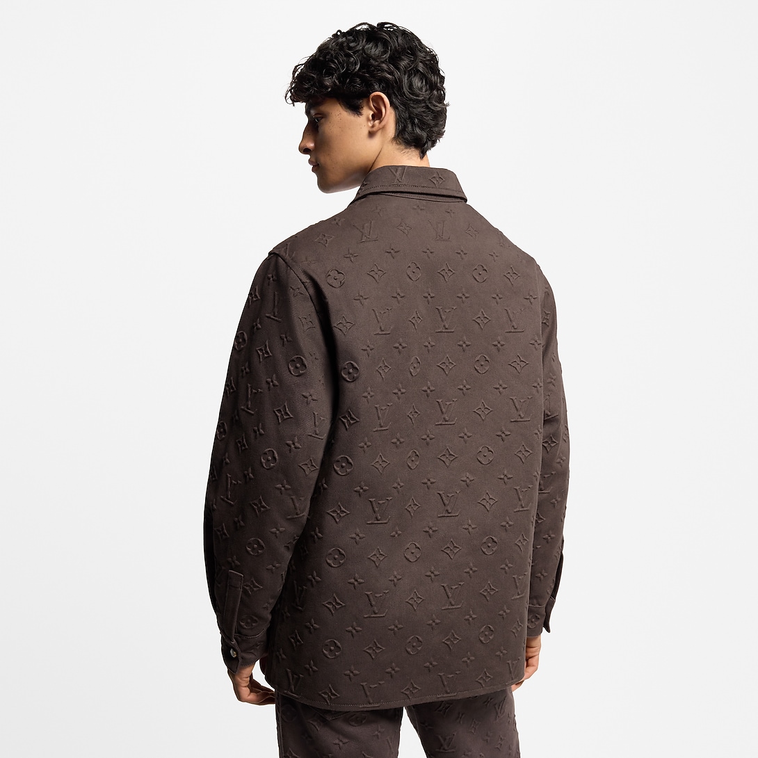 Monogram Embossed Overshirt - Luxury Brown | LOUIS VUITTON