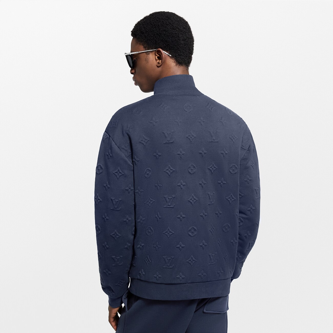 Monogram Embossed Track Top - Luxury Blue | LOUIS VUITTON