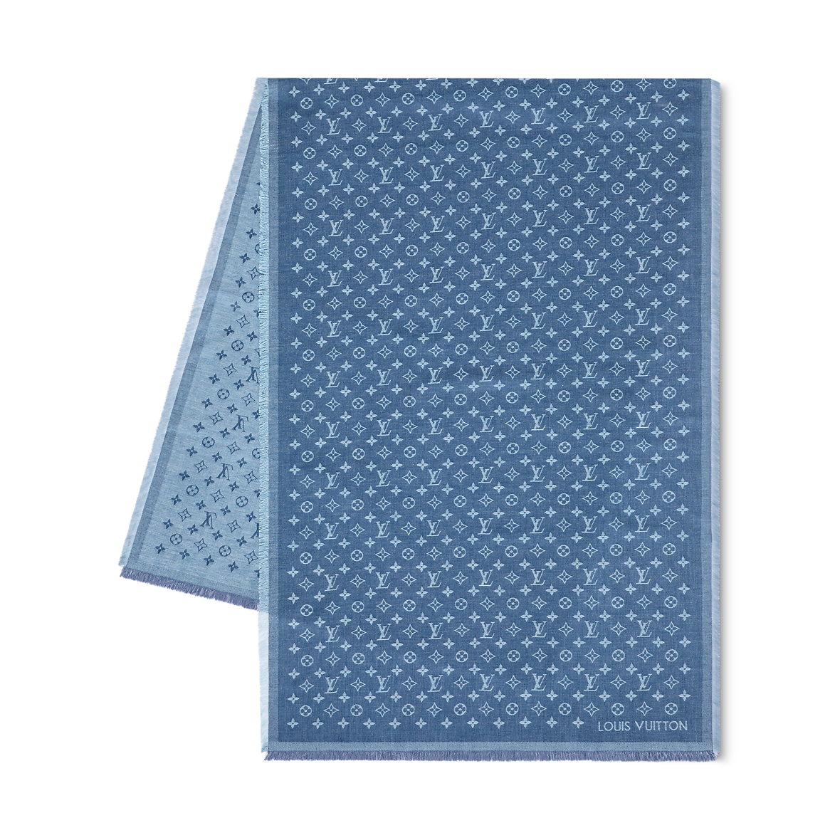 Monogram Essential Stole - Luxury S00 Grey | LOUIS VUITTON