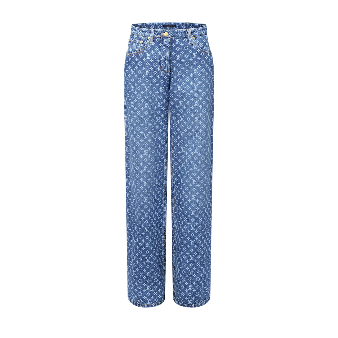 Monogram Flared Jeans - Luxury Blue | LOUIS VUITTON