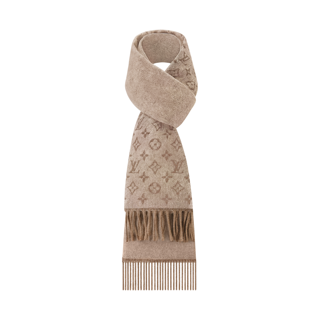 Monogram Gradient Scarf - Luxury S00 Beige | LOUIS VUITTON