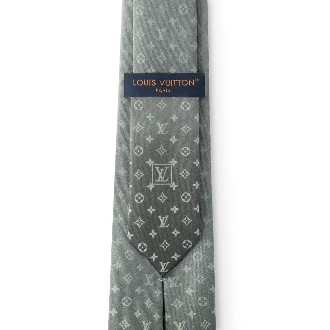 Monogram Gradient Tie - Luxury S00 Grey | LOUIS VUITTON