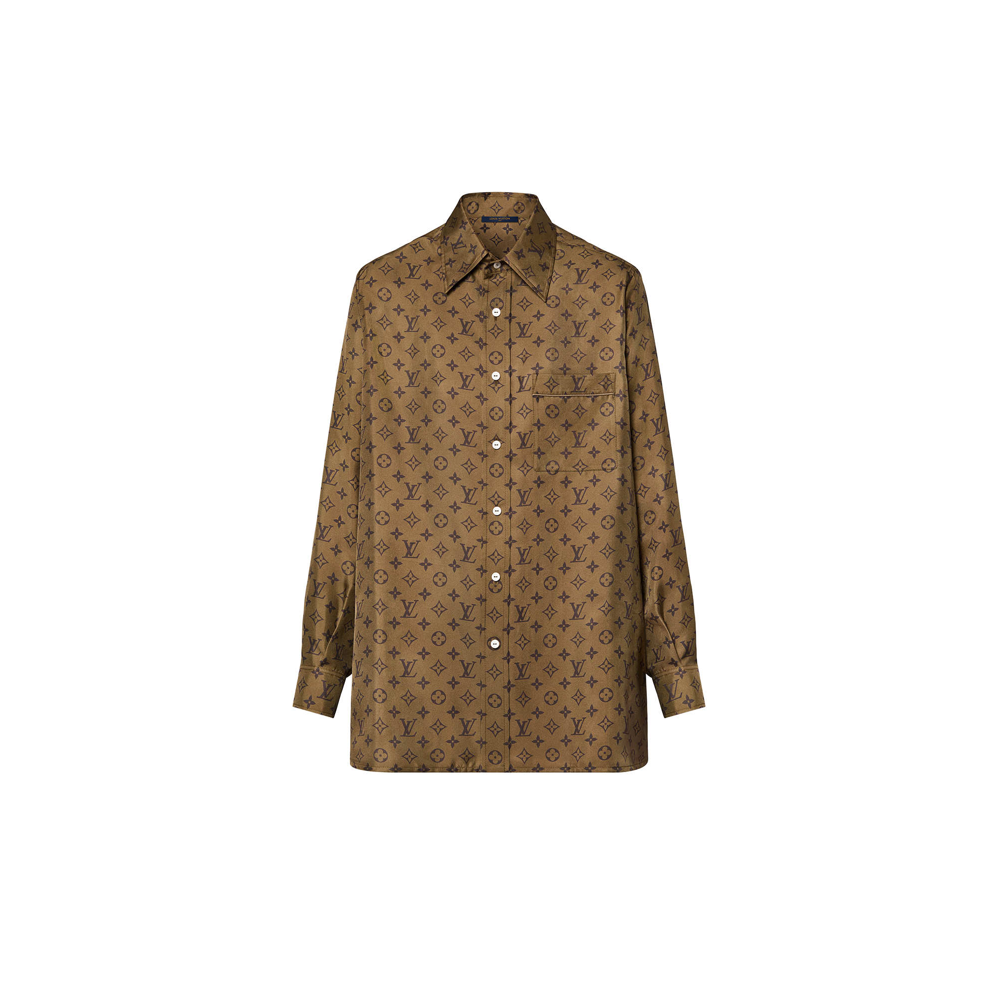 Monogram Print Pyjama Shirt - Luxury Brown | LOUIS VUITTON