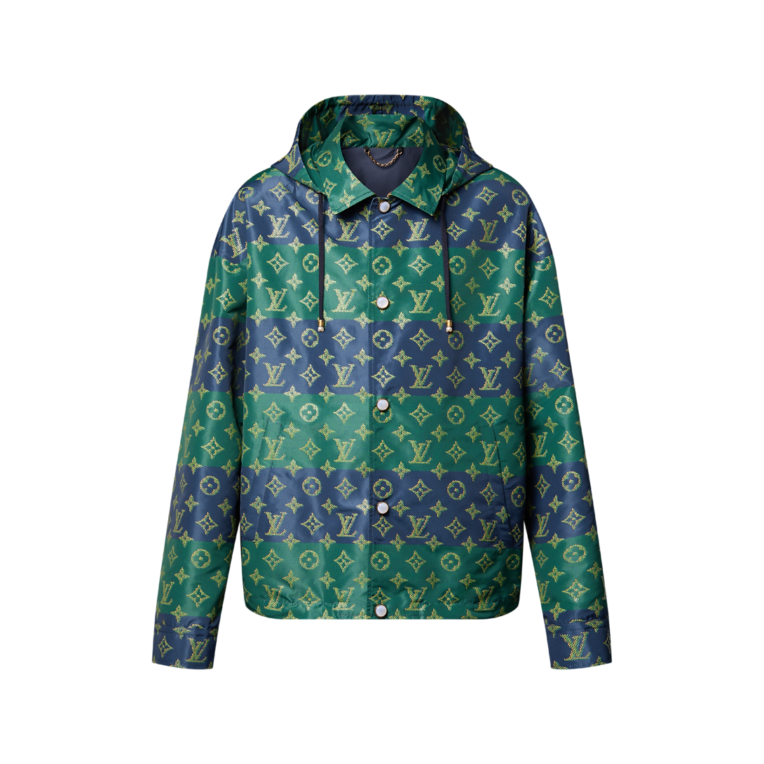 Monogram Printed Coach Jacket - Luxury Blue | LOUIS VUITTON