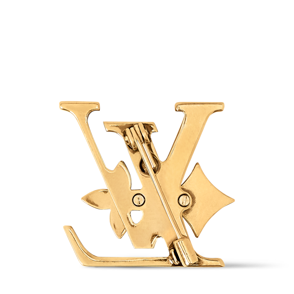 Monogram Row Brooch - Luxury S00 Gold | LOUIS VUITTON