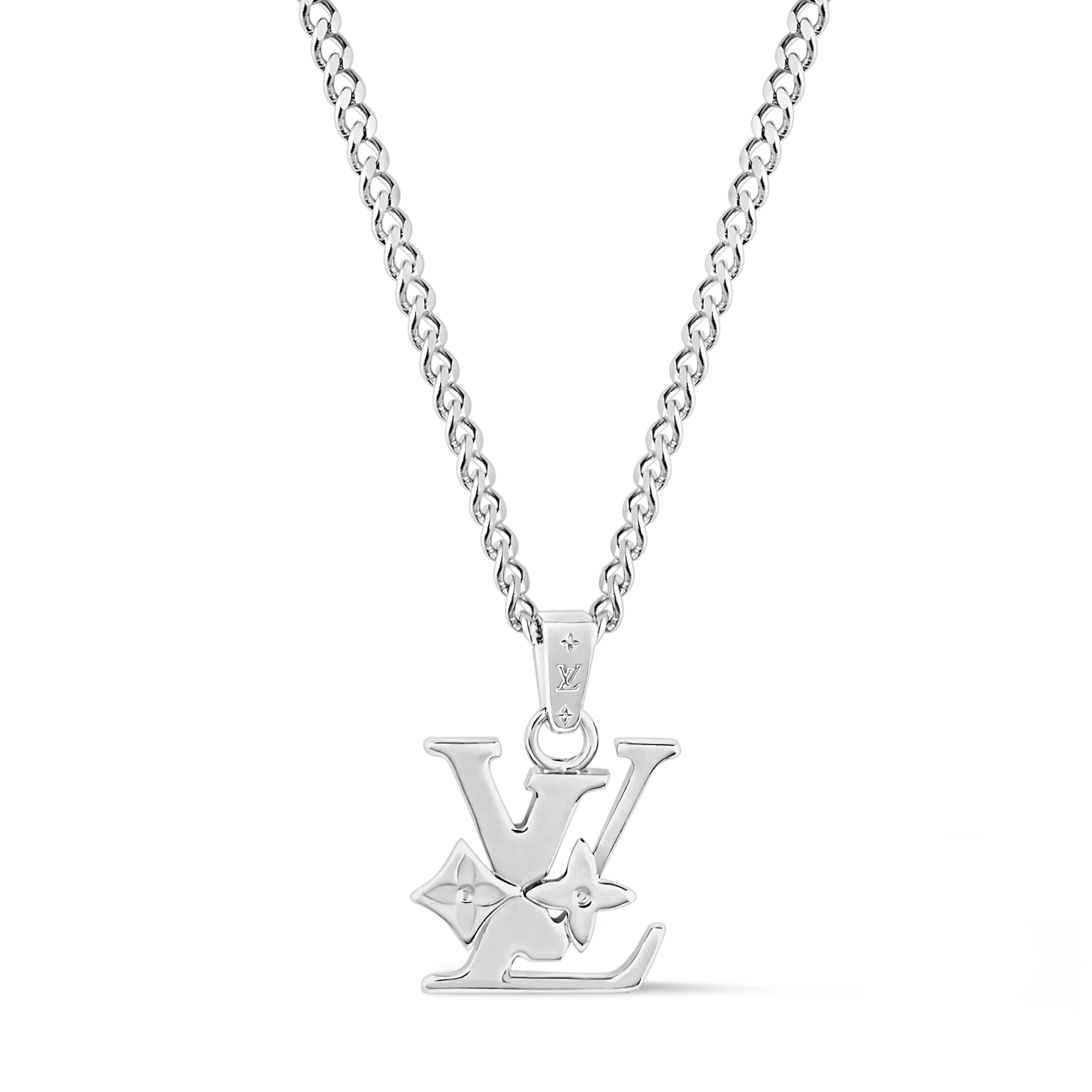Monogram Row Pendant - Luxury S00 Silver | LOUIS VUITTON