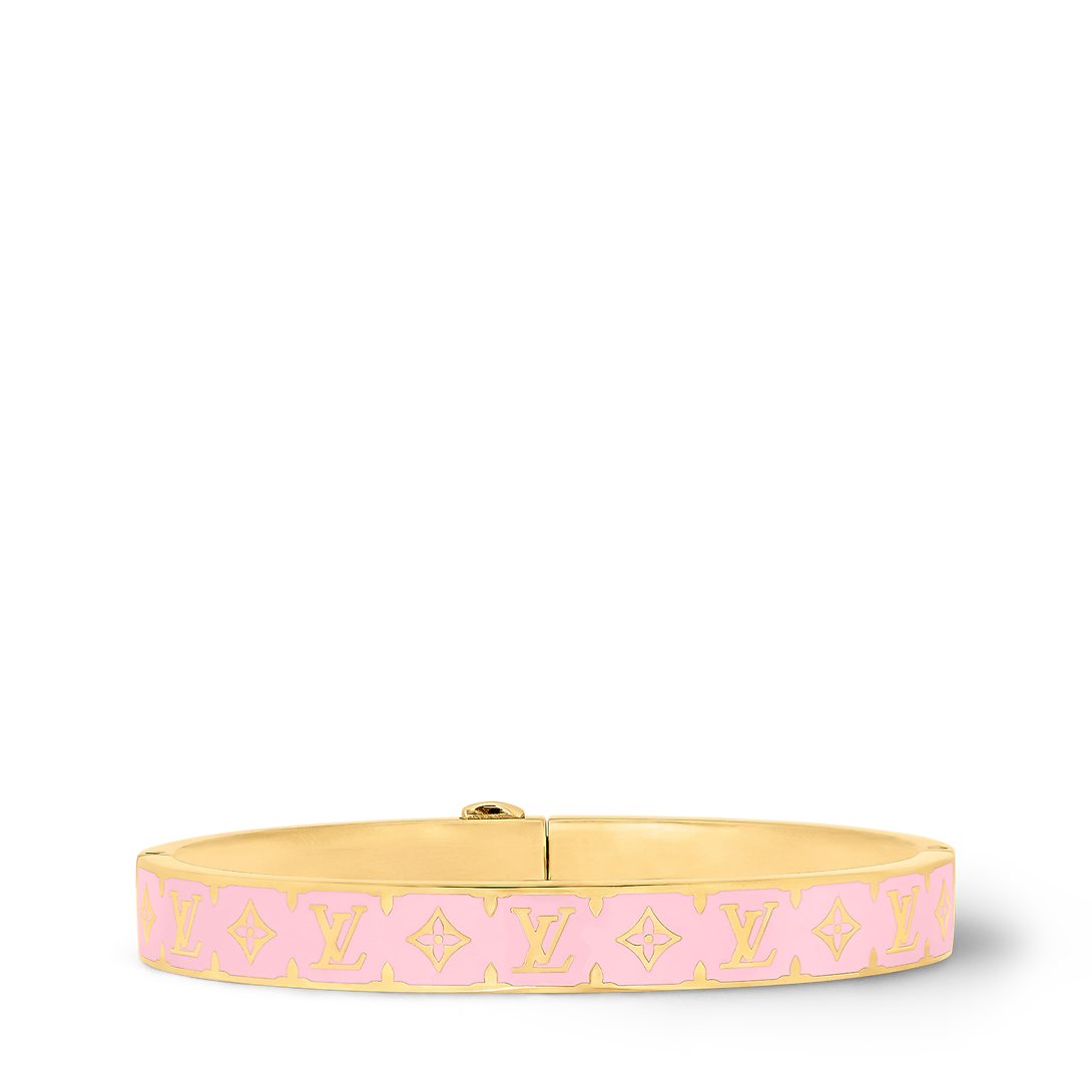 Nanogram Enamel Bracelet - Luxury S00 Beige | LOUIS VUITTON