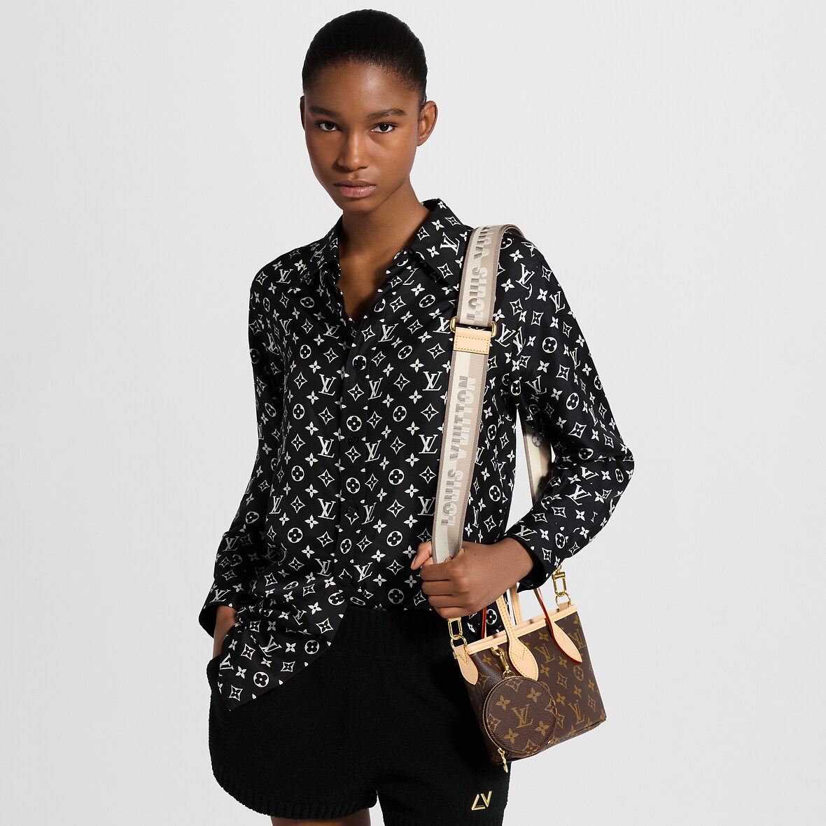Neverfull BB Bag - Luxury Monogram Canvas Brown | LOUIS VUITTON