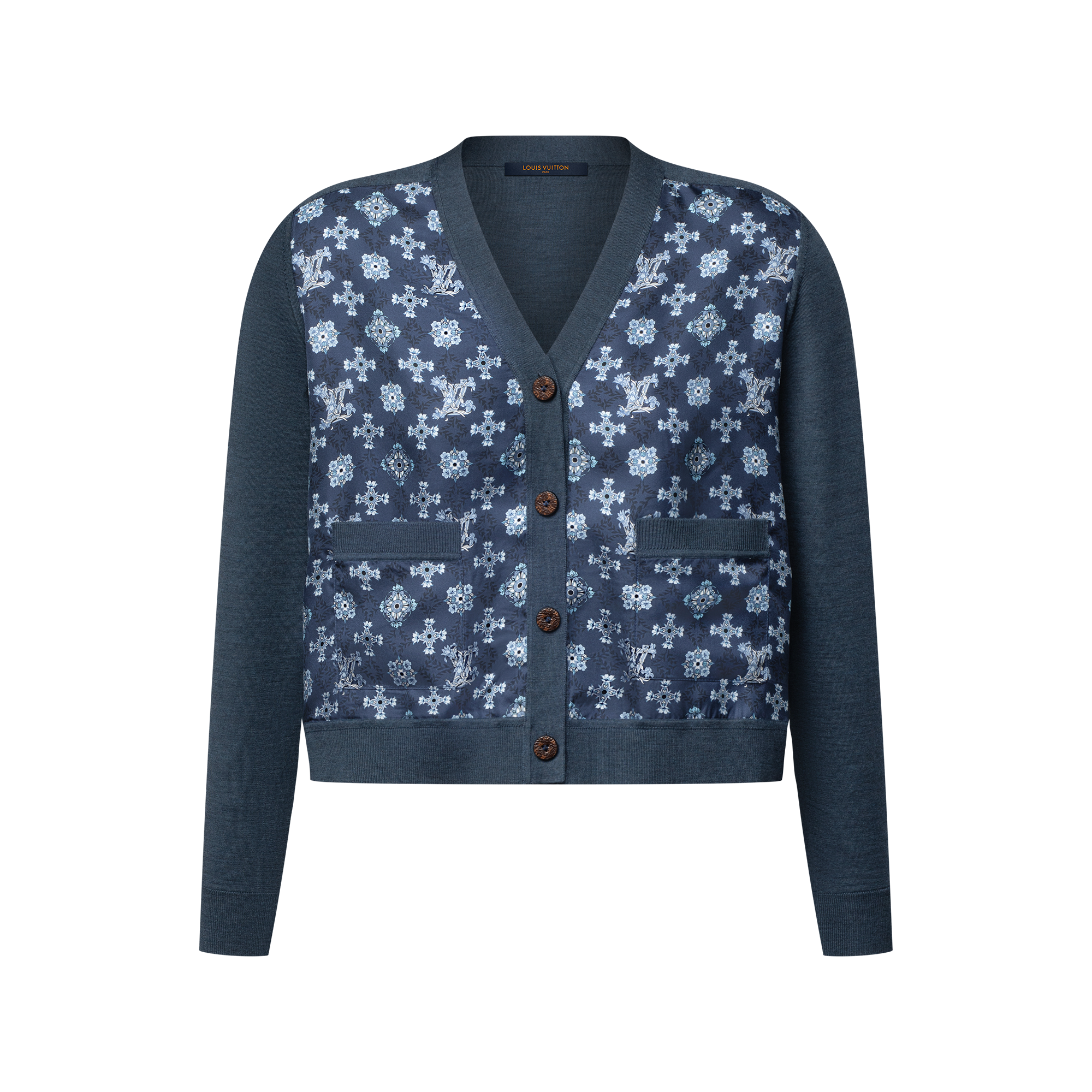 Nouveau Monogram Front Cardigan - Luxury Blue | LOUIS VUITTON