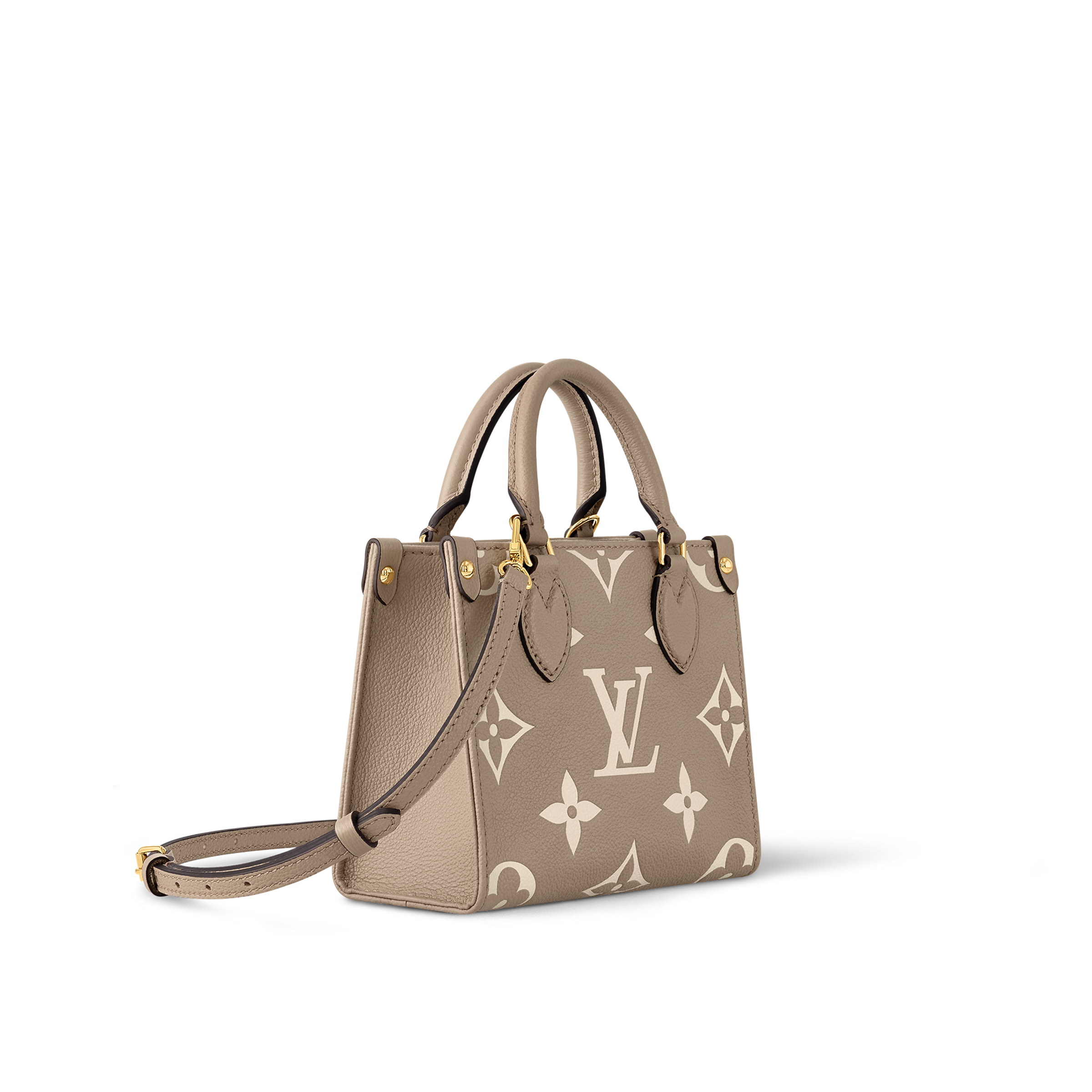 OnTheGo BB Bag - Luxury Bicolour Monogram Empreinte Leather Grey ...