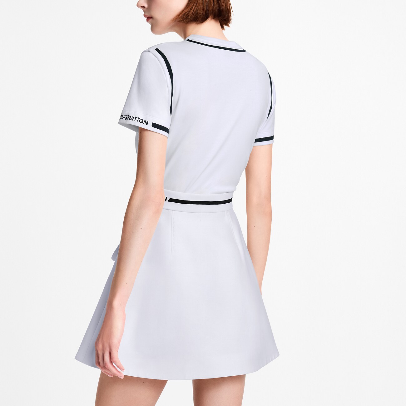 Outline Mikado Skirt - Luxury White | LOUIS VUITTON