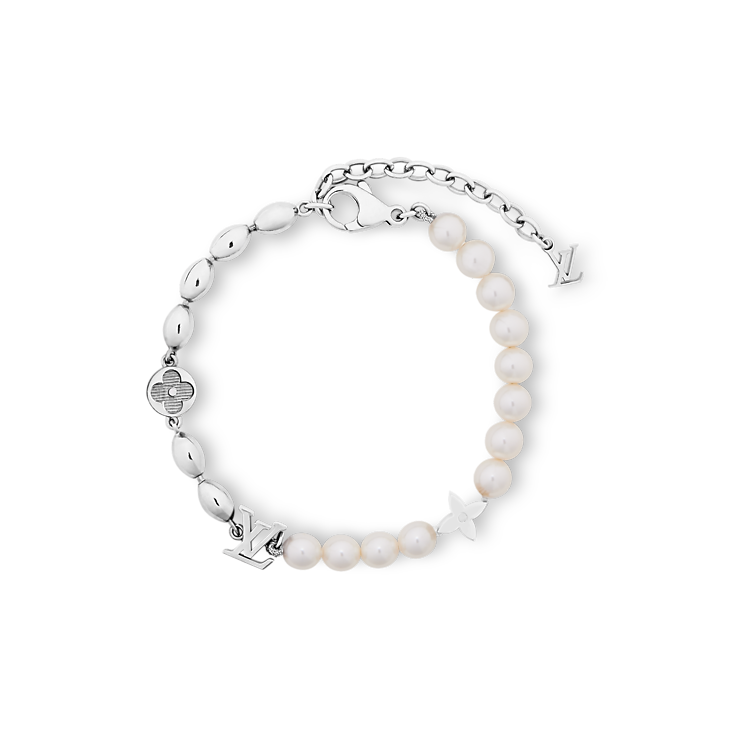 Pearls Fusion Bracelet - Luxury S00 White | LOUIS VUITTON