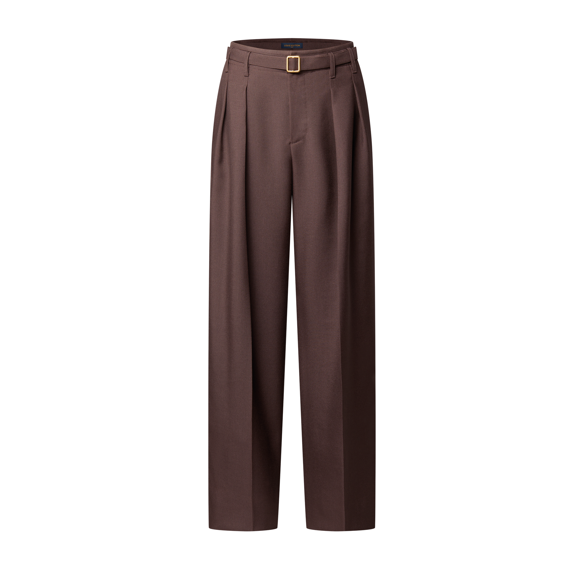 Pleated Mohair Trousers - Luxury Brown | LOUIS VUITTON