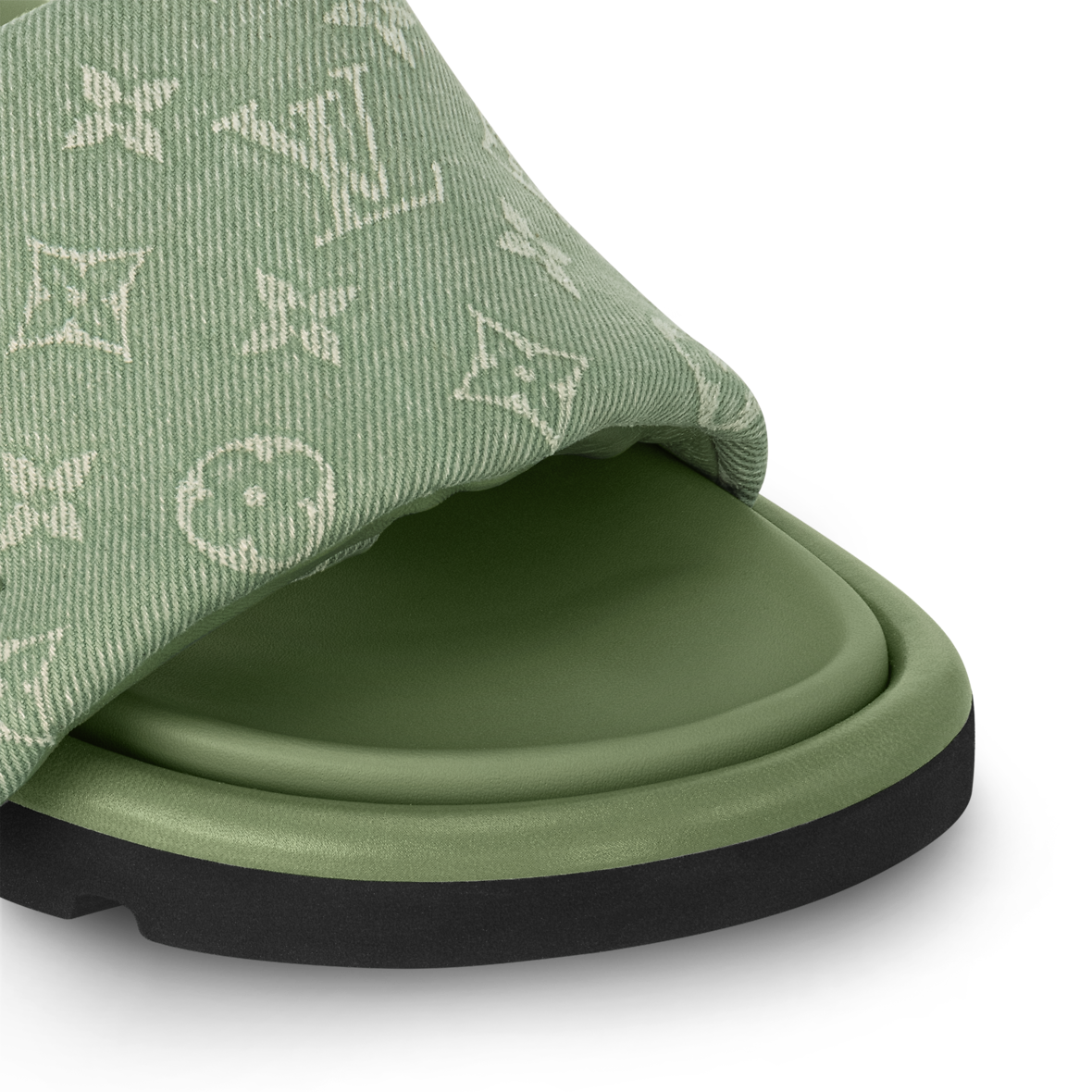 Pool Pillow Flat Comfort Mules - Luxury Green | LOUIS VUITTON