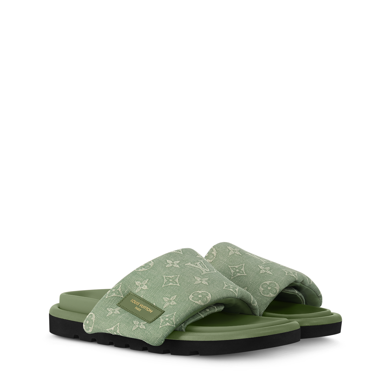 Pool Pillow Flat Comfort Mules - Luxury Beige | LOUIS VUITTON