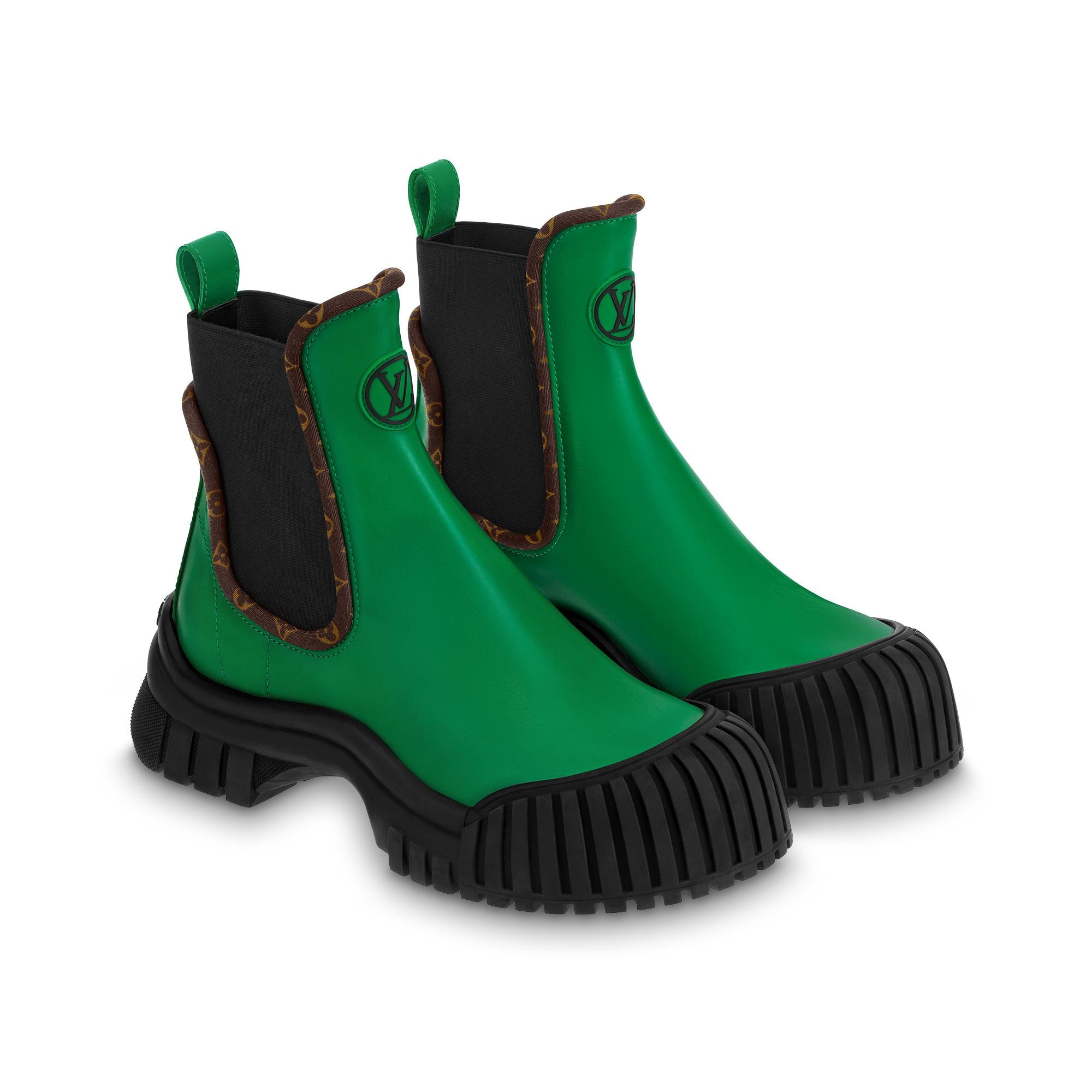 Ruby Flat Ankle Boots - Luxury Green | LOUIS VUITTON