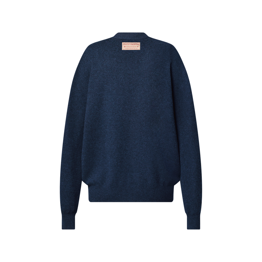 Seamless Cashmere Cardigan - Luxury Blue | LOUIS VUITTON