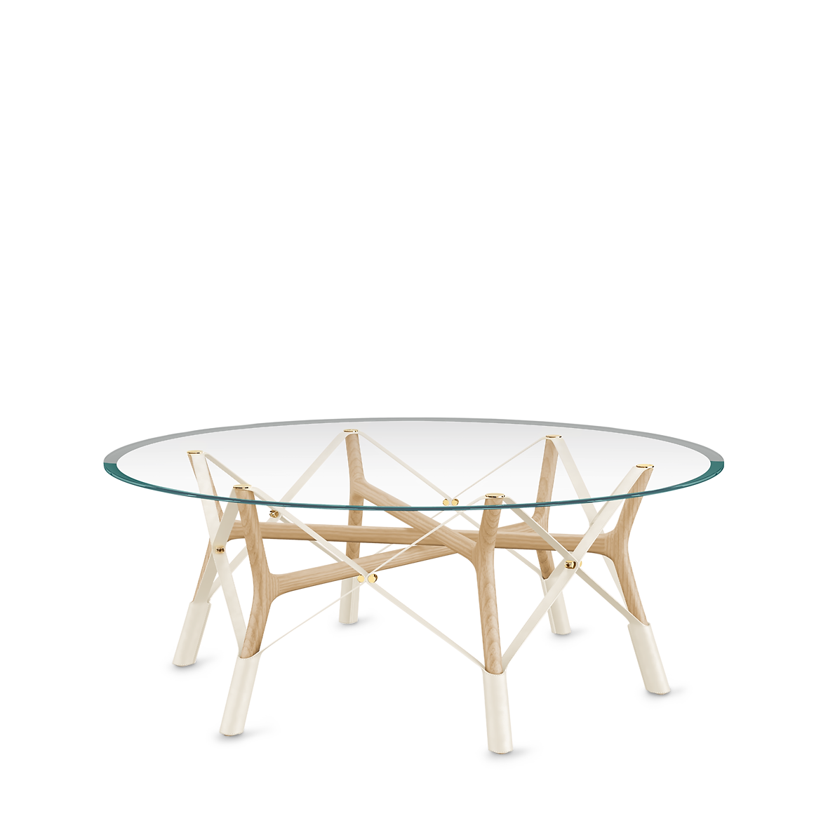Serpentine Coffee Table PM By Atelier Oï - Luxury White | LOUIS VUITTON