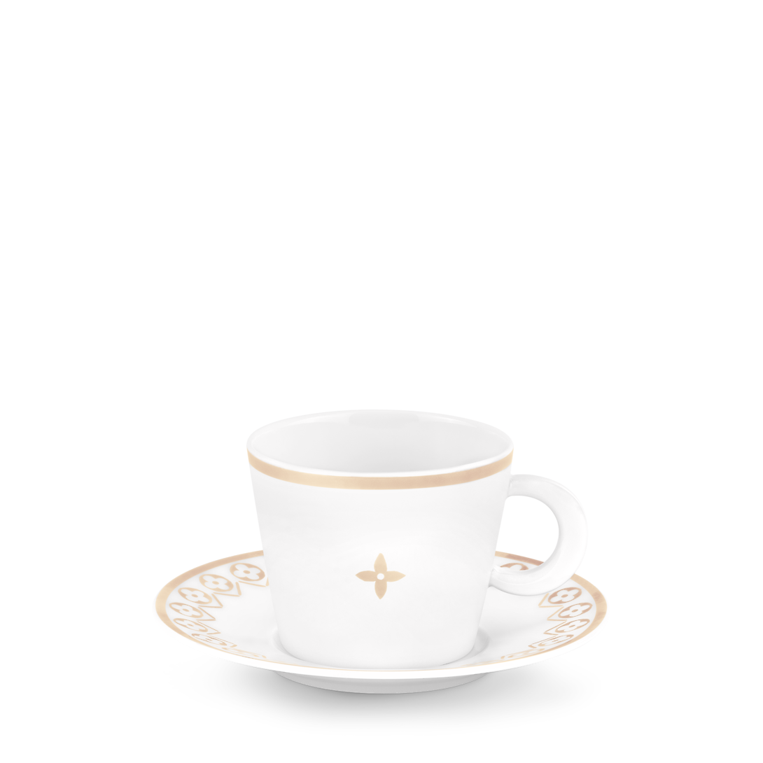 Set Of 2 Teacups And Saucers - Luxury Orange | LOUIS VUITTON