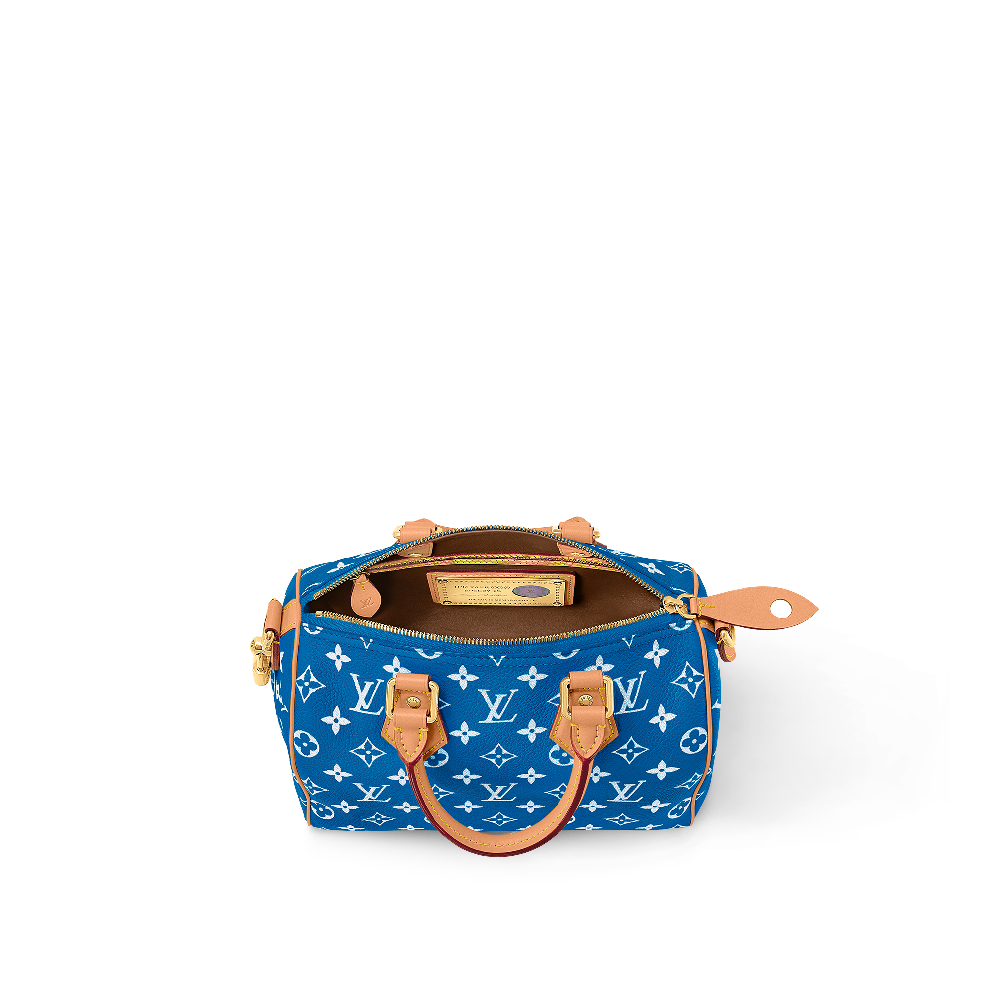 Speedy P9 Bandoulière 25 Bag - Luxury Autres Cuirs Monogram Blue ...