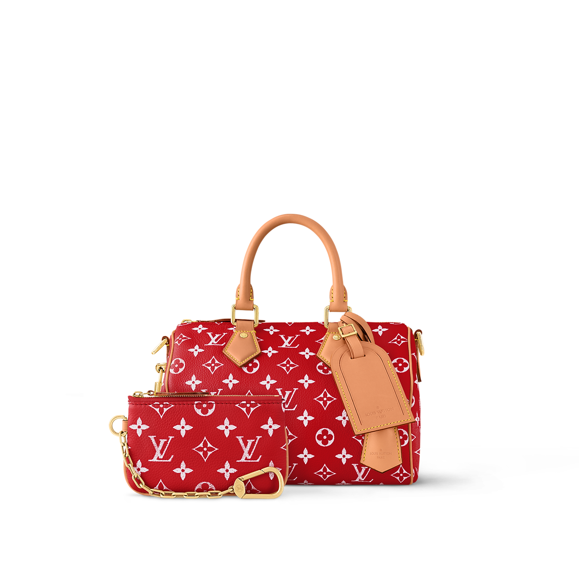 Speedy P9 Bandoulière 25 Bag - Luxury H40 Red | LOUIS VUITTON