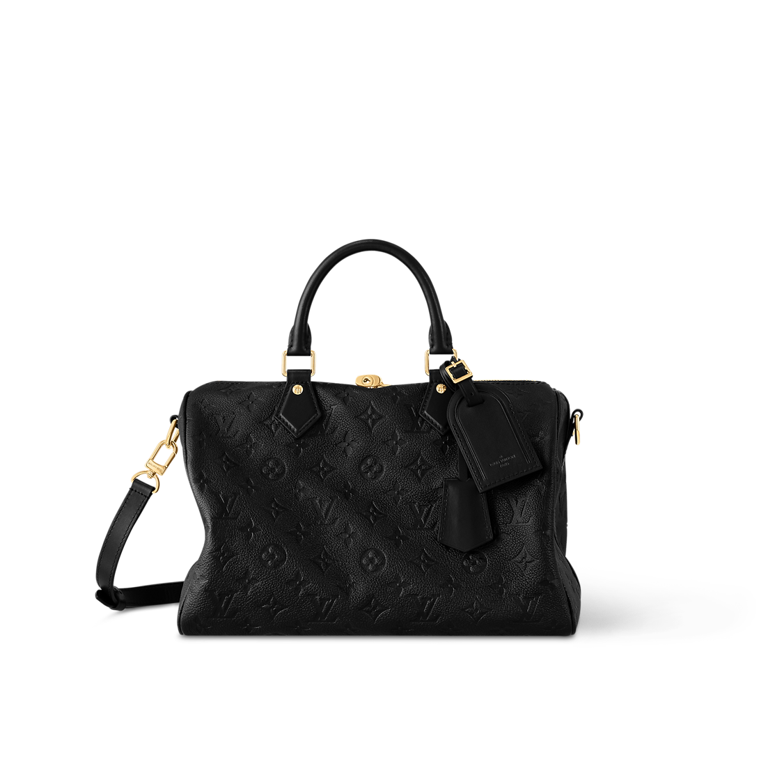 Speedy Soft 30 Bag - Luxury Monogram Empreinte Leather Black | LOUIS ...