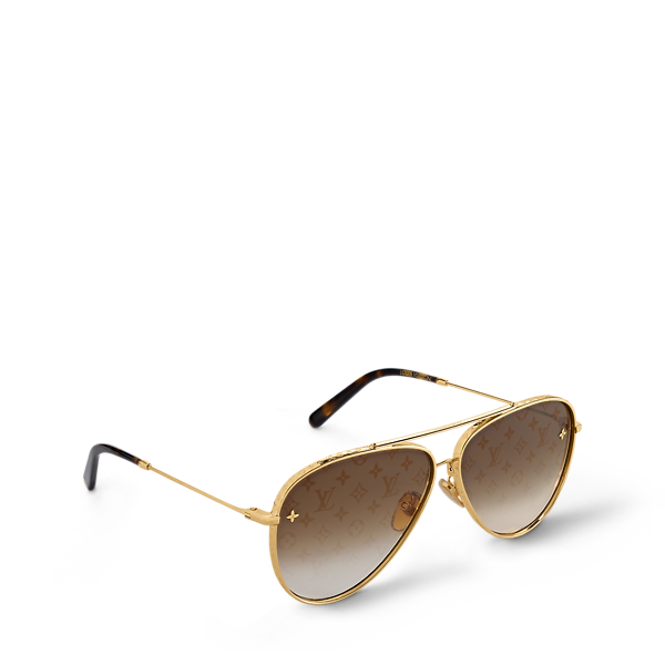 The LV Pilot Sunglasses - Luxury S00 Brown | LOUIS VUITTON