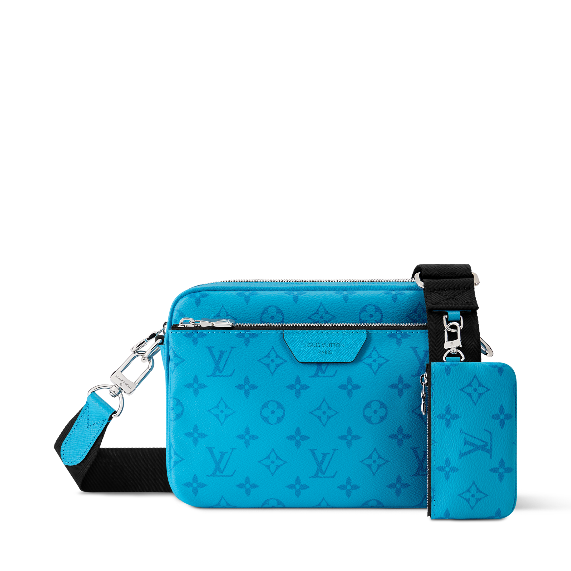 Trio Messenger Bag - Luxury Monogram Shadow Leather Grey | LOUIS VUITTON