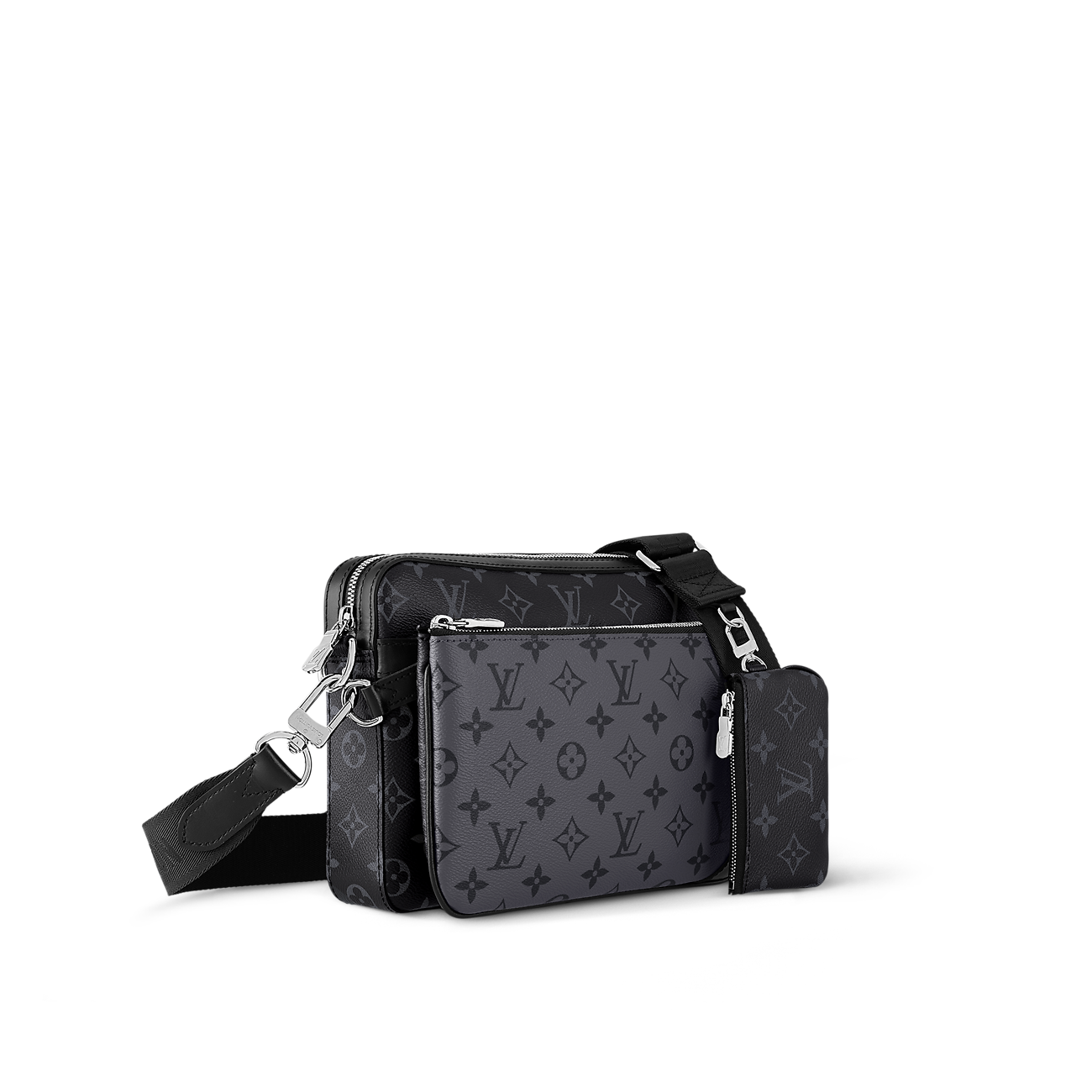 Trio Messenger Bag - Luxury Monogram Eclipse Brown | LOUIS VUITTON