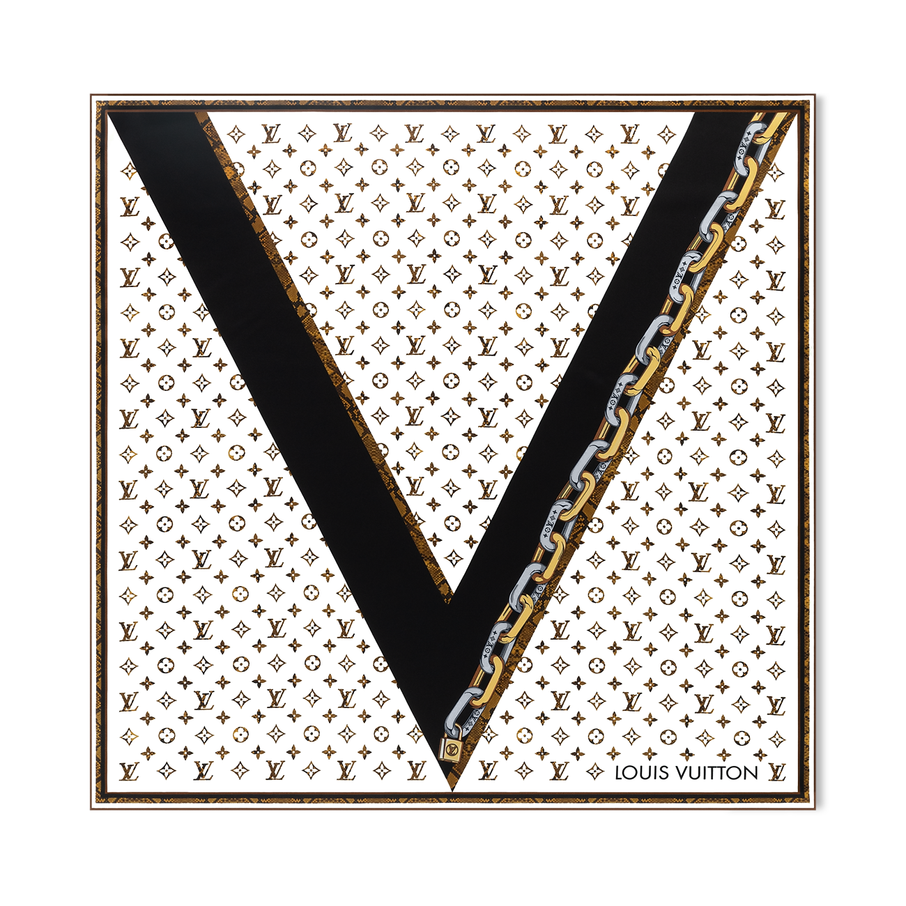 Ultimate Monogram Square 90 - Luxury S00 Black | LOUIS VUITTON