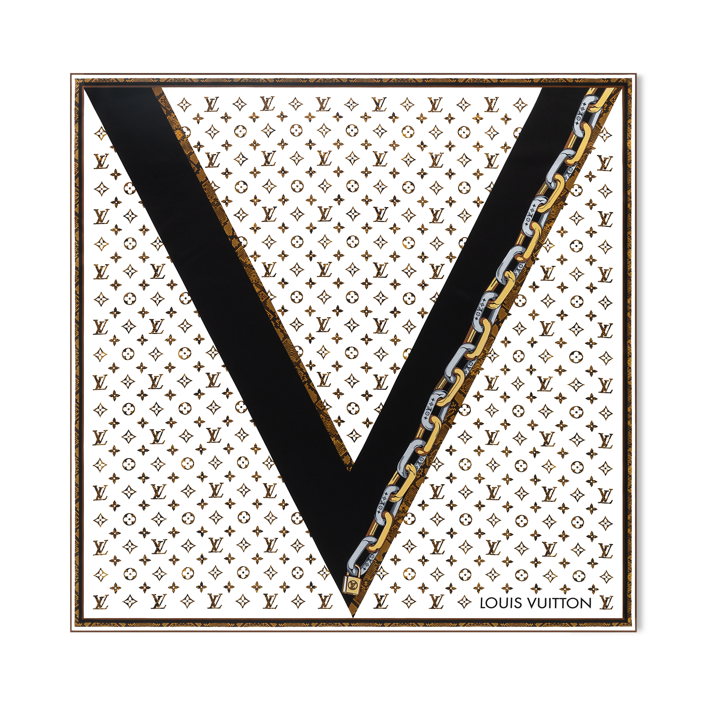 Ultimate Monogram Square 90 - Luxury S00 Black | LOUIS VUITTON