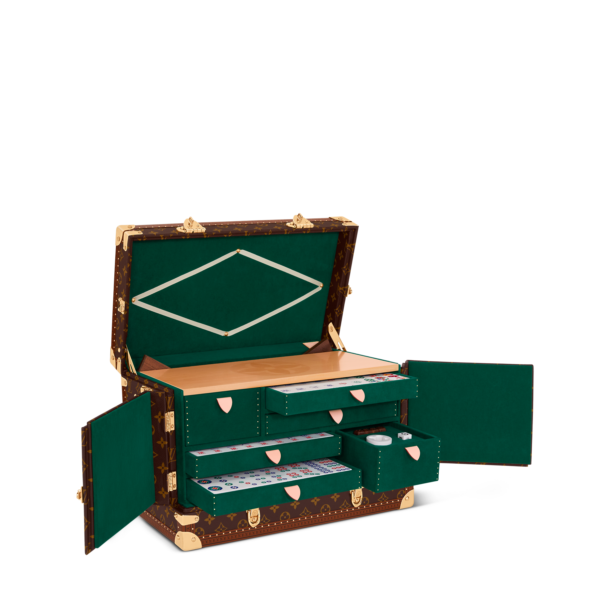 Vanity Mahjong Trunk - Luxury Monogram Canvas Brown | LOUIS VUITTON