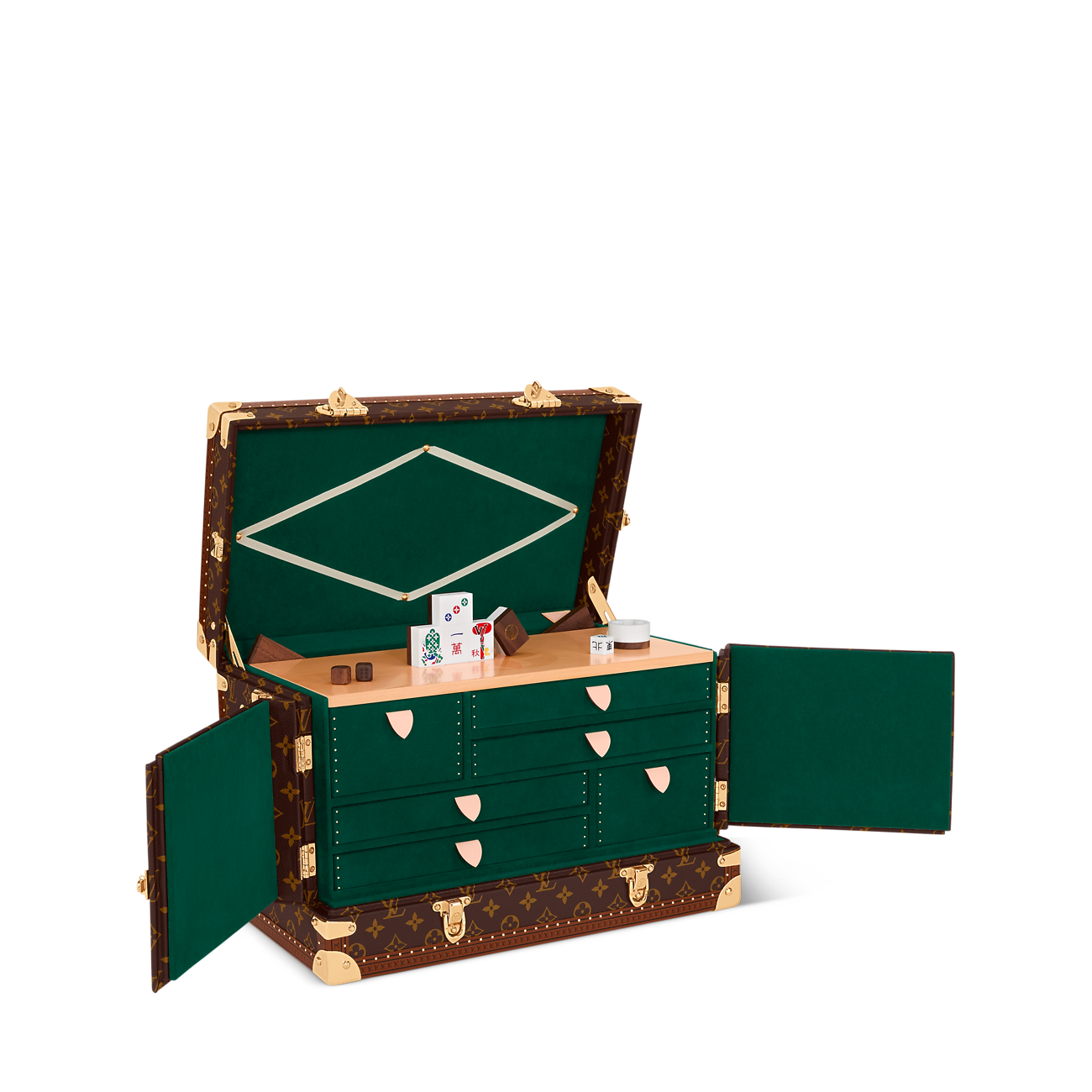Vanity Mahjong Trunk - Luxury Monogram Canvas Brown | LOUIS VUITTON