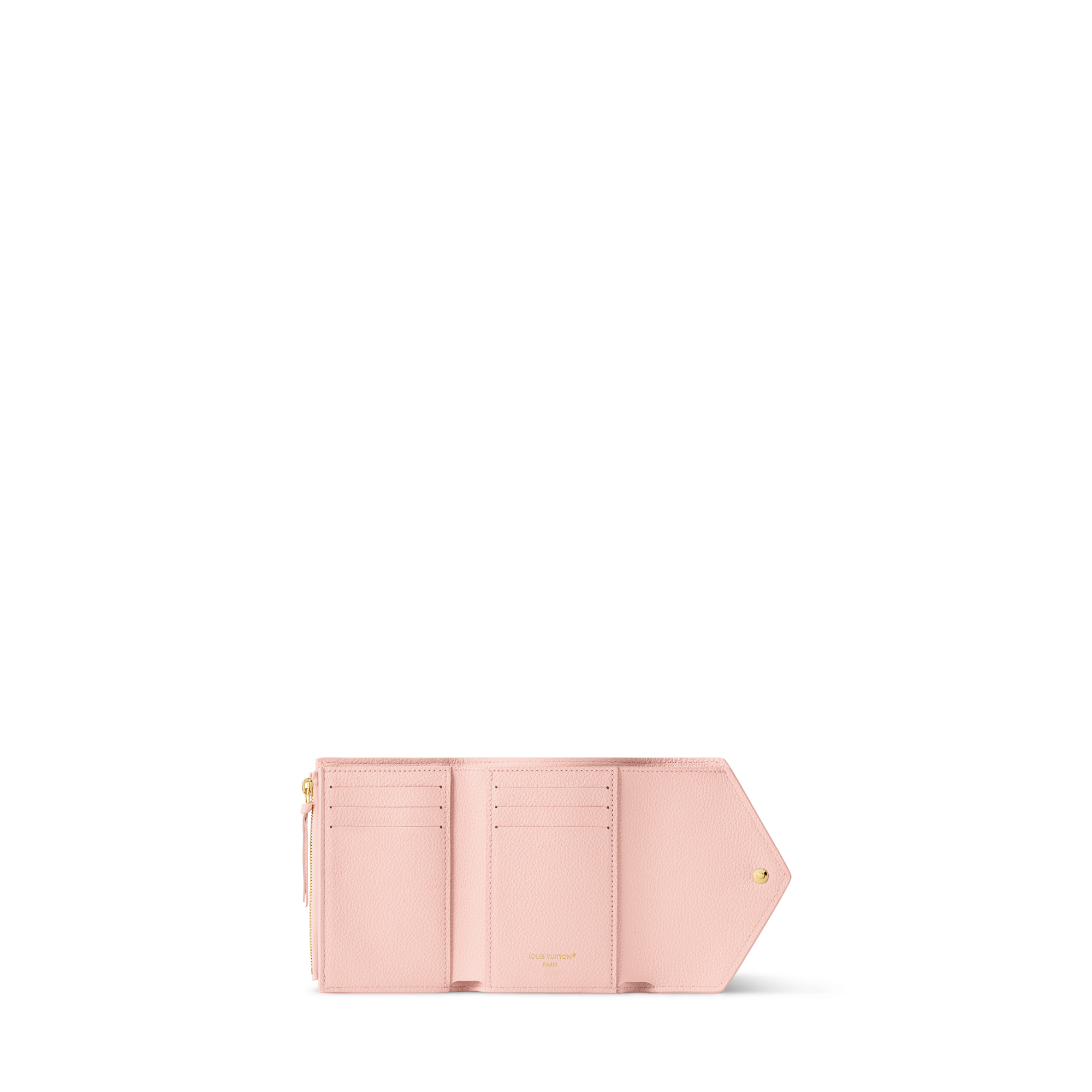 Victorine Wallet - Luxury Monogram Empreinte Leather Pink | LOUIS VUITTON