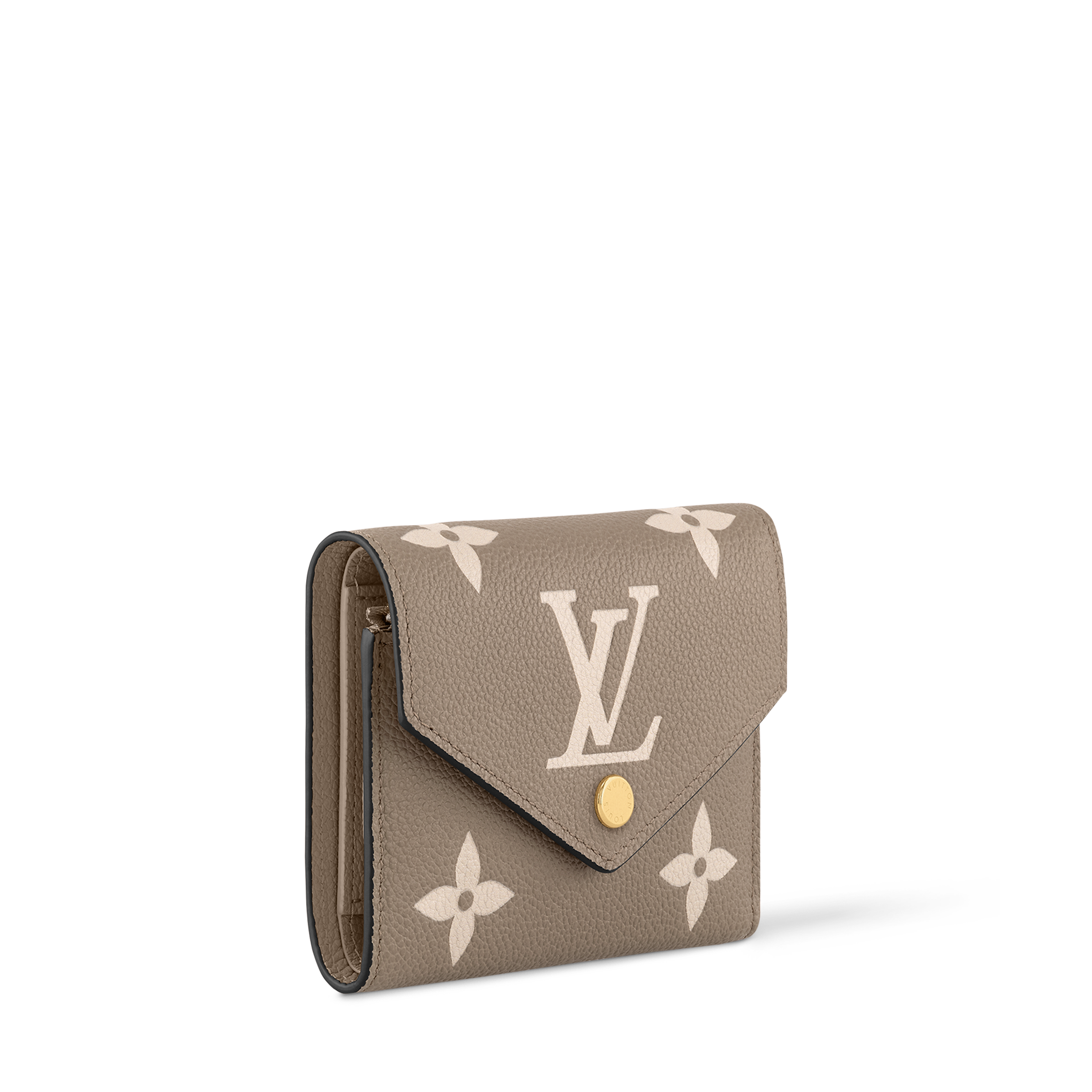 Victorine Wallet - Luxury Bicolour Monogram Empreinte Leather Grey ...